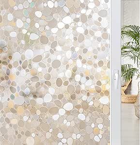 Amazon.com: rabbitgoo Window Privacy Film, Decorative Window Clings, UV ...
