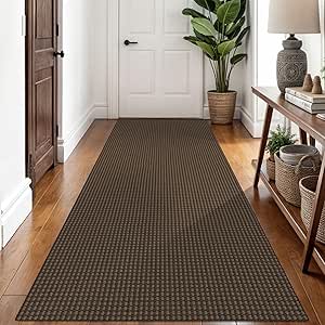 Amazon.com: Ivissy Braided Runner Rug 3x8 Ft Washable Runners for Hallways Non Slip Rubber ...