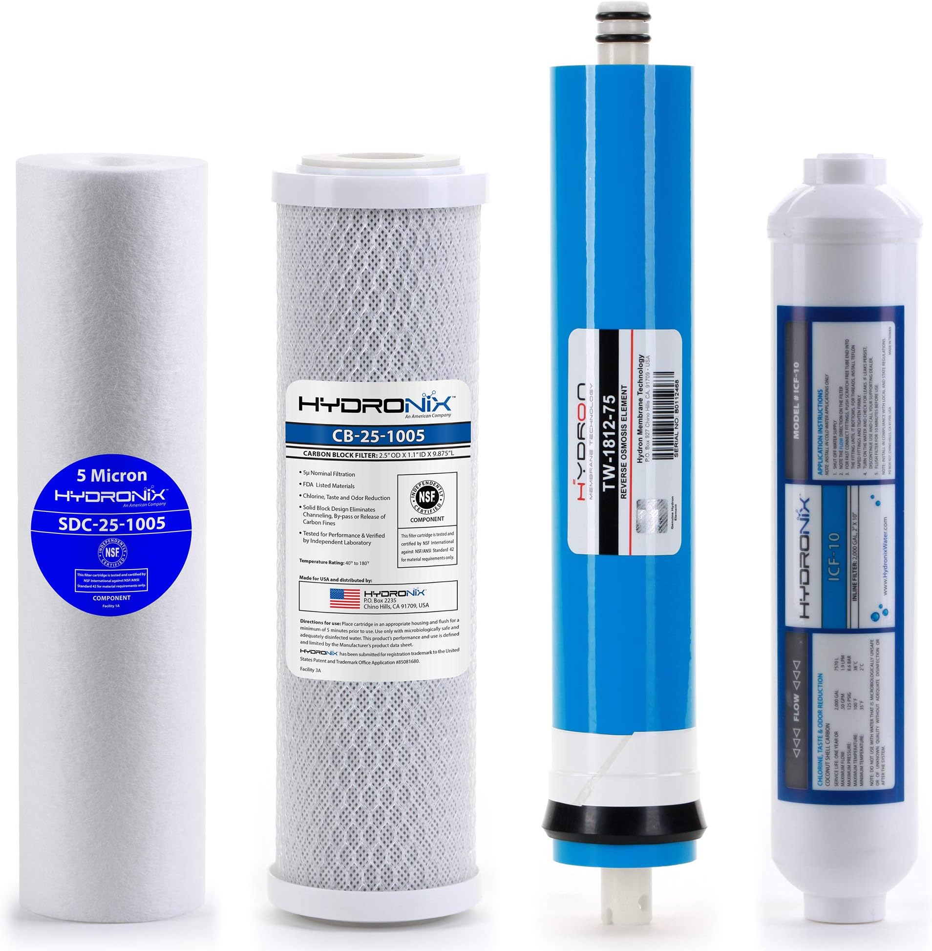Amazon.com: Puromax PC4 RO System Replacement Filter Kit - Includes ...