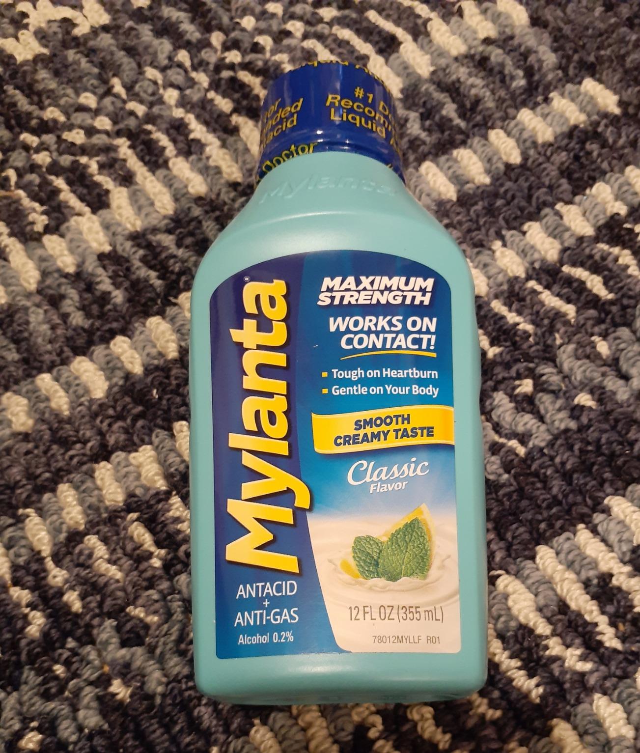 Amazon.com: Mylanta Antacid and Gas Relief, Maximum Strength Formula ...