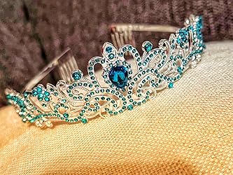 Amazon.com: Schmoopy Tiara Crown for Women, Crystal Tiara for Bridal ...