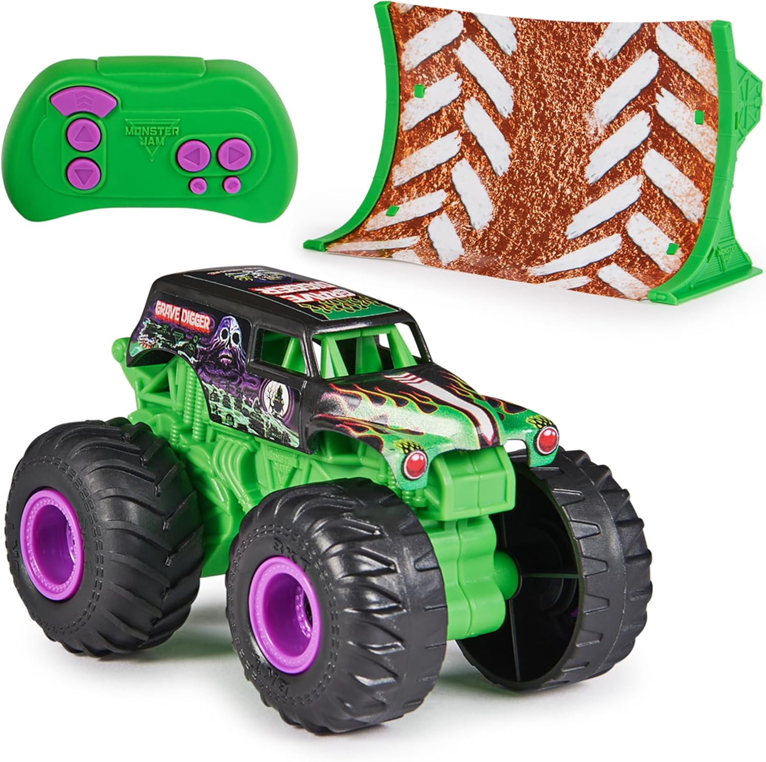 Monster Jam Remote Control Vehicle 1to64th Grave Digger : Amazon.co.uk ...