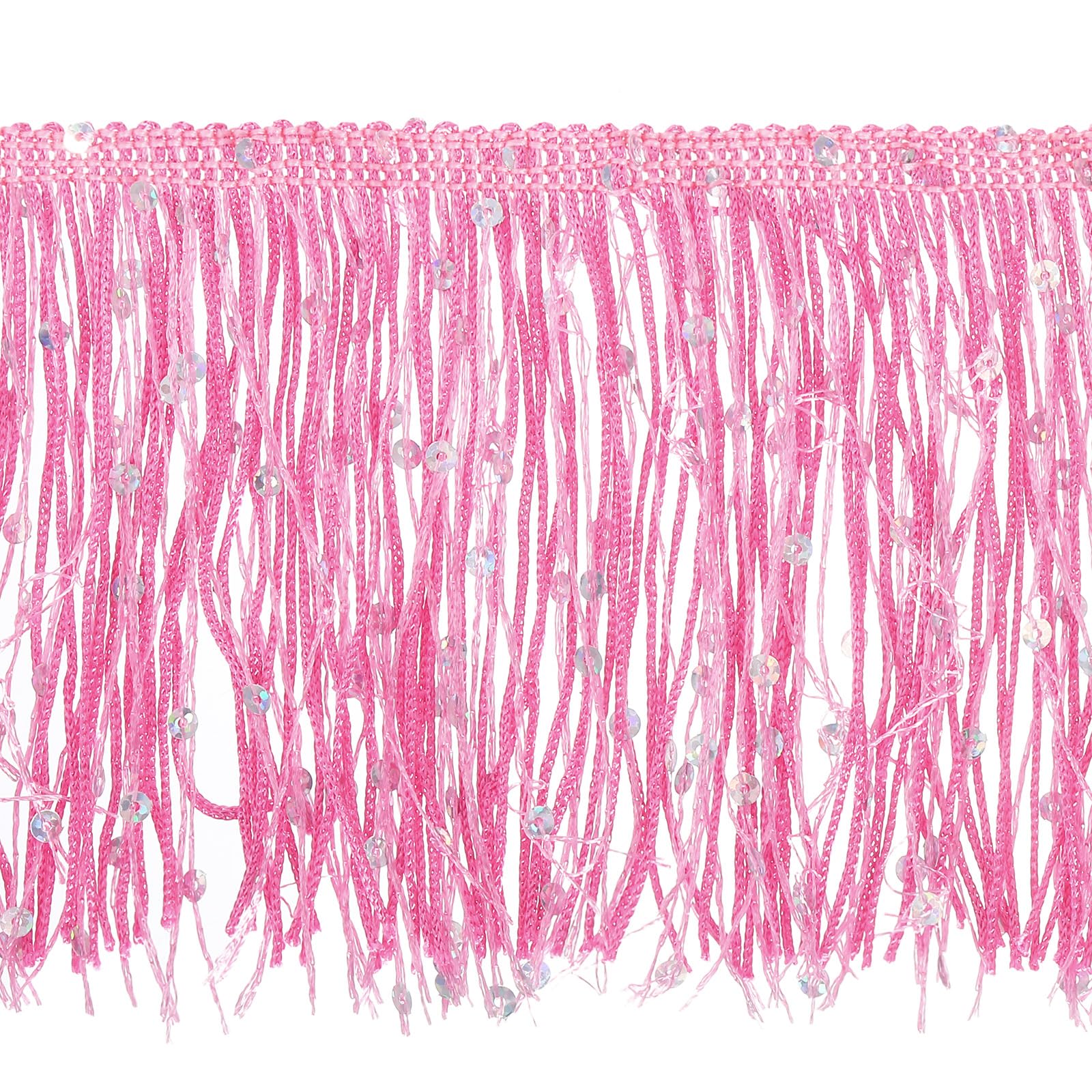 Amazon.com: uxcell 1 Yard of 10cm/4" Sequin Fringe Trim Sparkling DIY ...