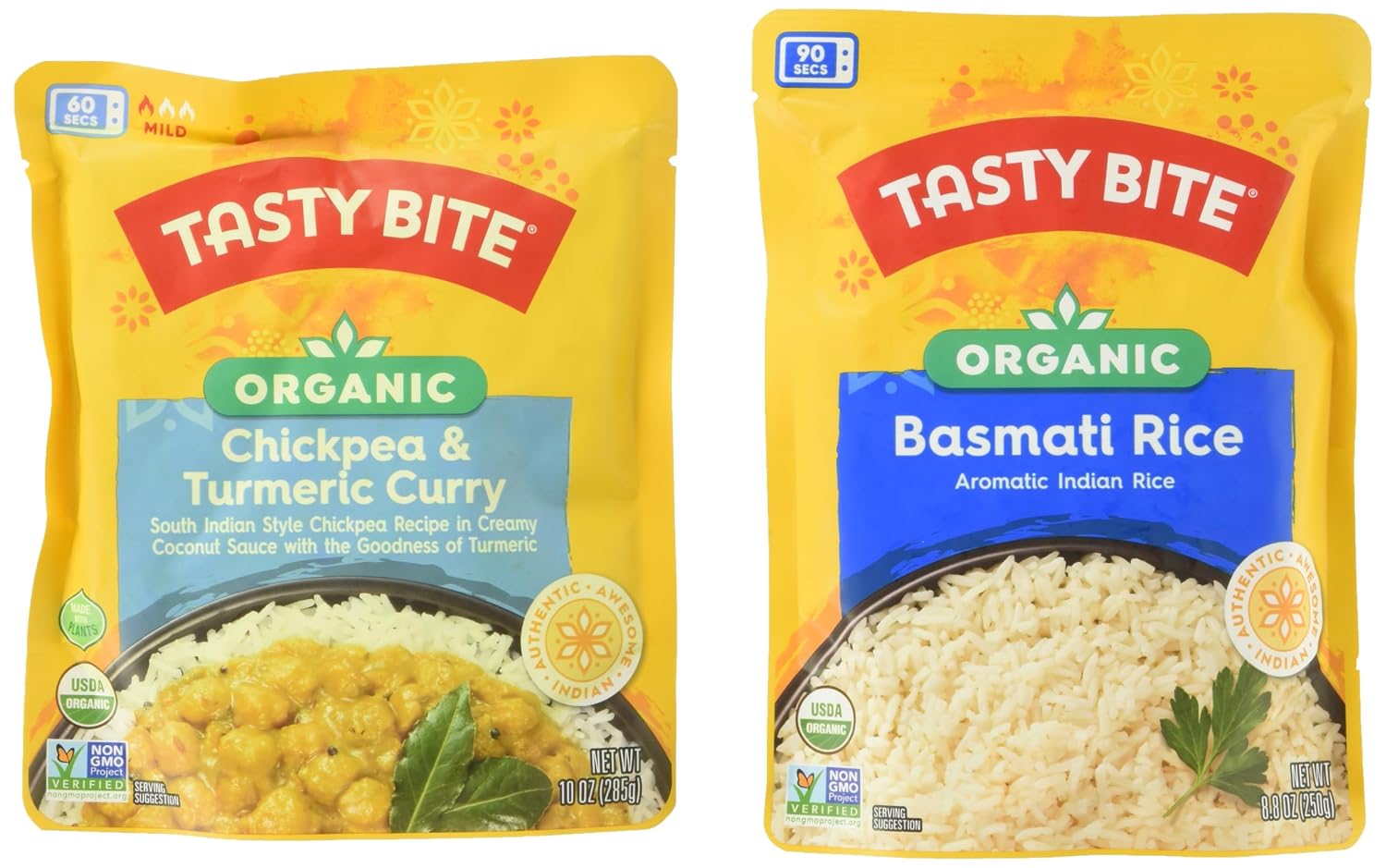 Amazon.com: Tasty Bite 3-Minute Meal, Microwaveable Ready to Eat ...