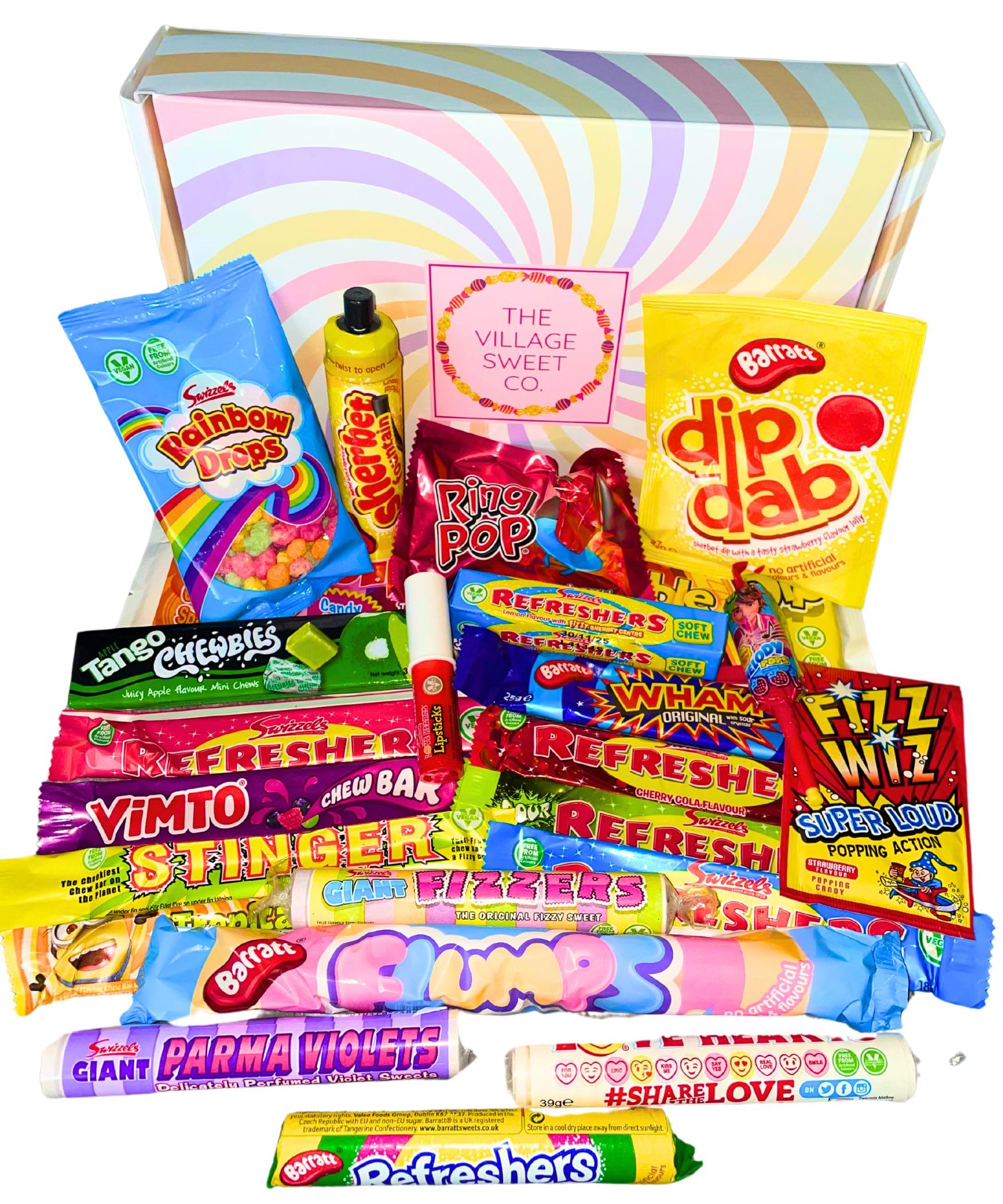 Retro Sweets Gift Box 24 Pieces | Fun Old Fashioned Retro Pick & Mix ...
