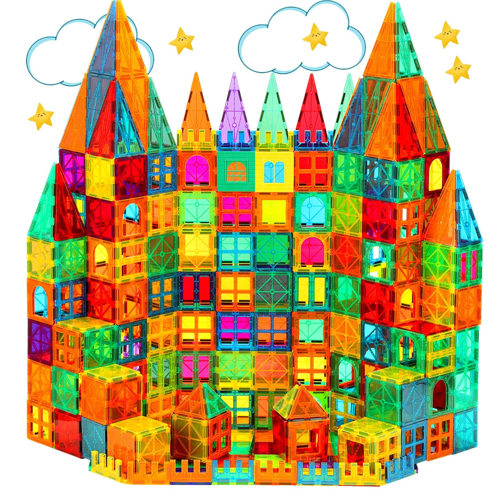 Magnetic Tiles 100 Pcs – Magnetic Building Blocks For Kids, STEM ...
