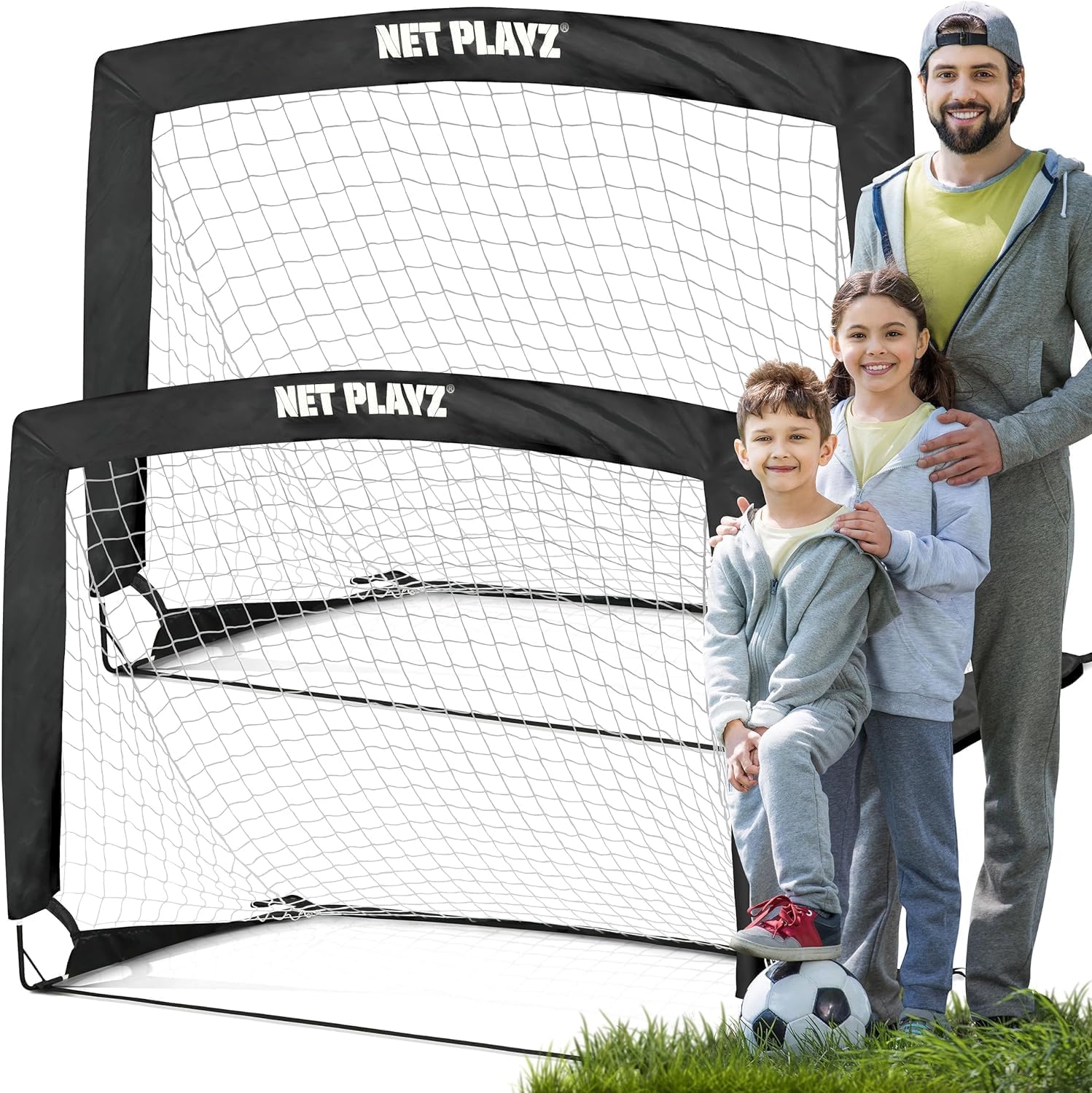 Amazon.com: Soccer Goals Soccer Net - Kids Pop-up Football Goals for ...