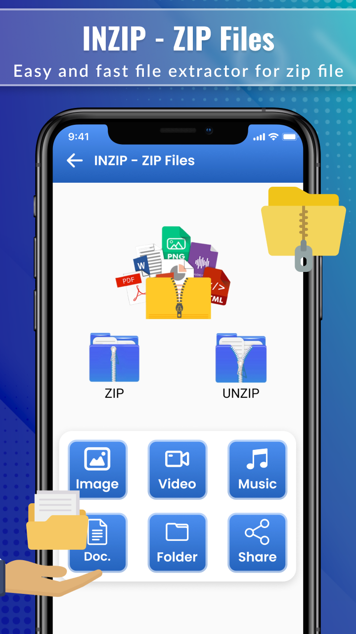 INZIP ZIP Files - App on Amazon Appstore