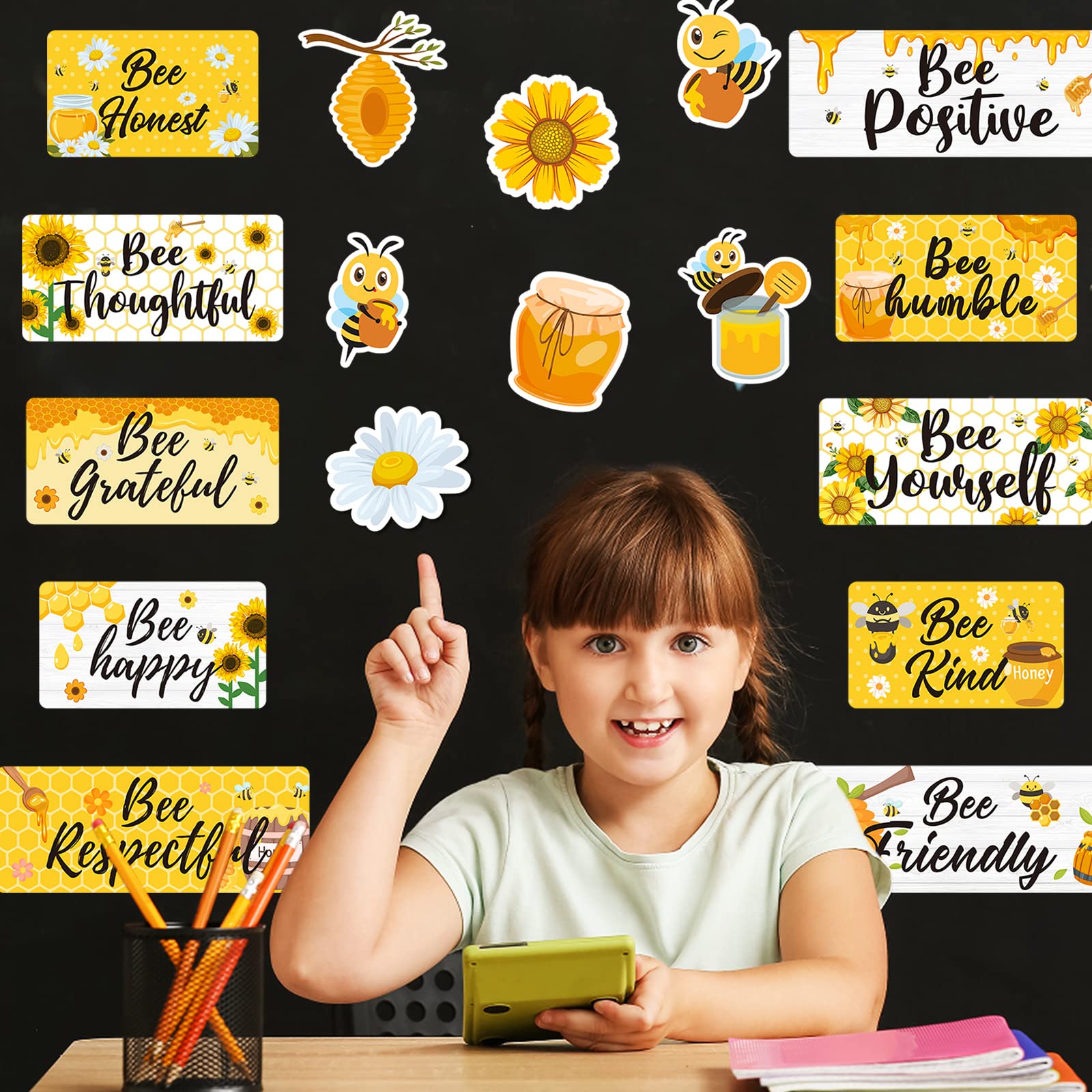 Letter Bee Motivational Posters