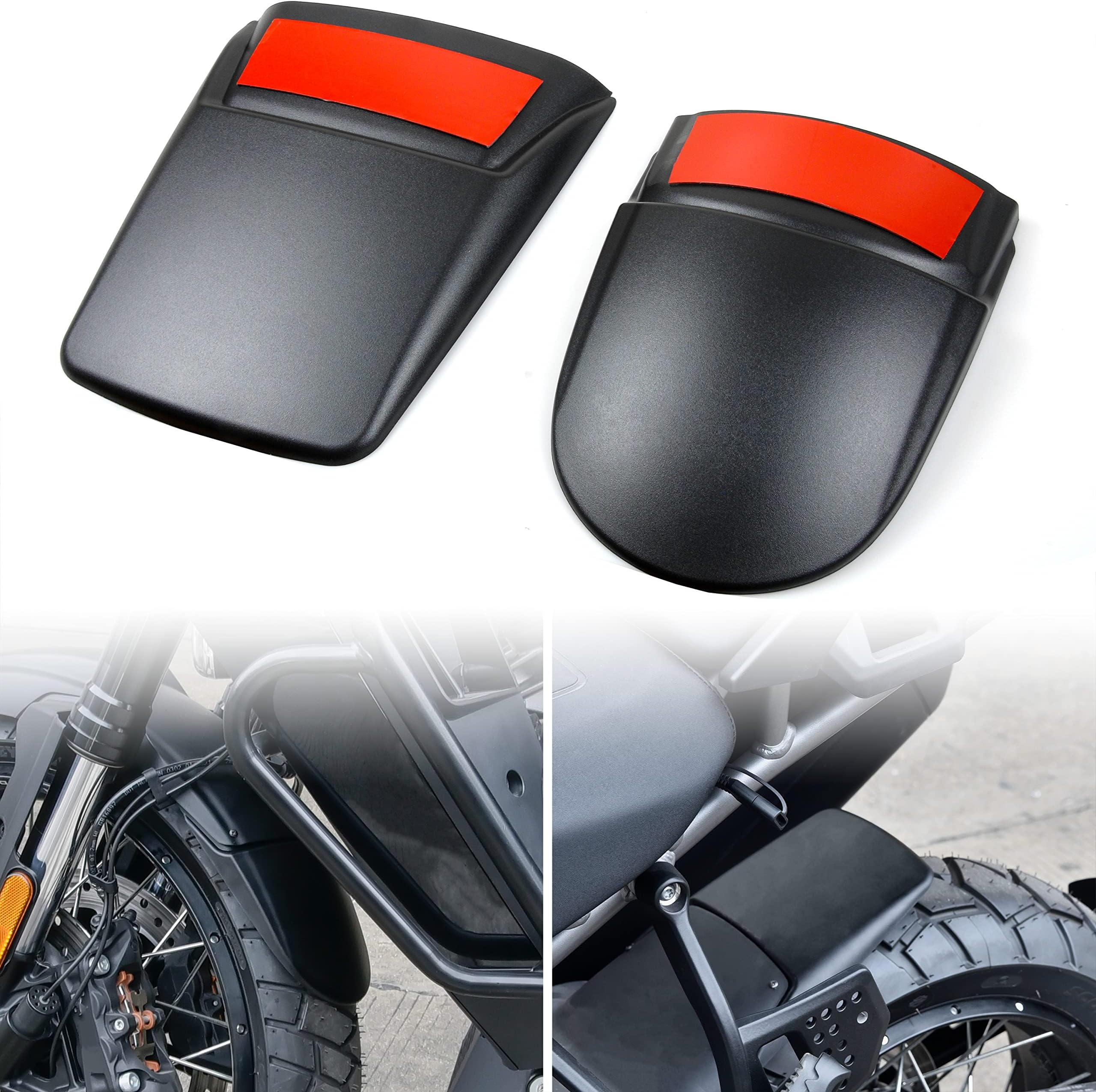 Amazon.com: VEISUTOR Front and Rear Mudguard Extender Kit for Pan ...