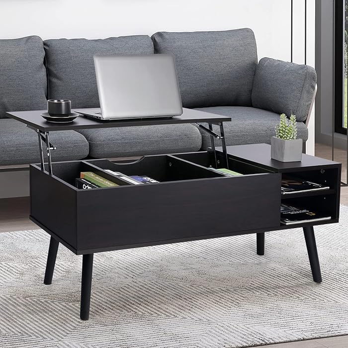 Buy Modern Lift Top Coffee Table - Sturdy Lift Top Table, Easy to Lift ...