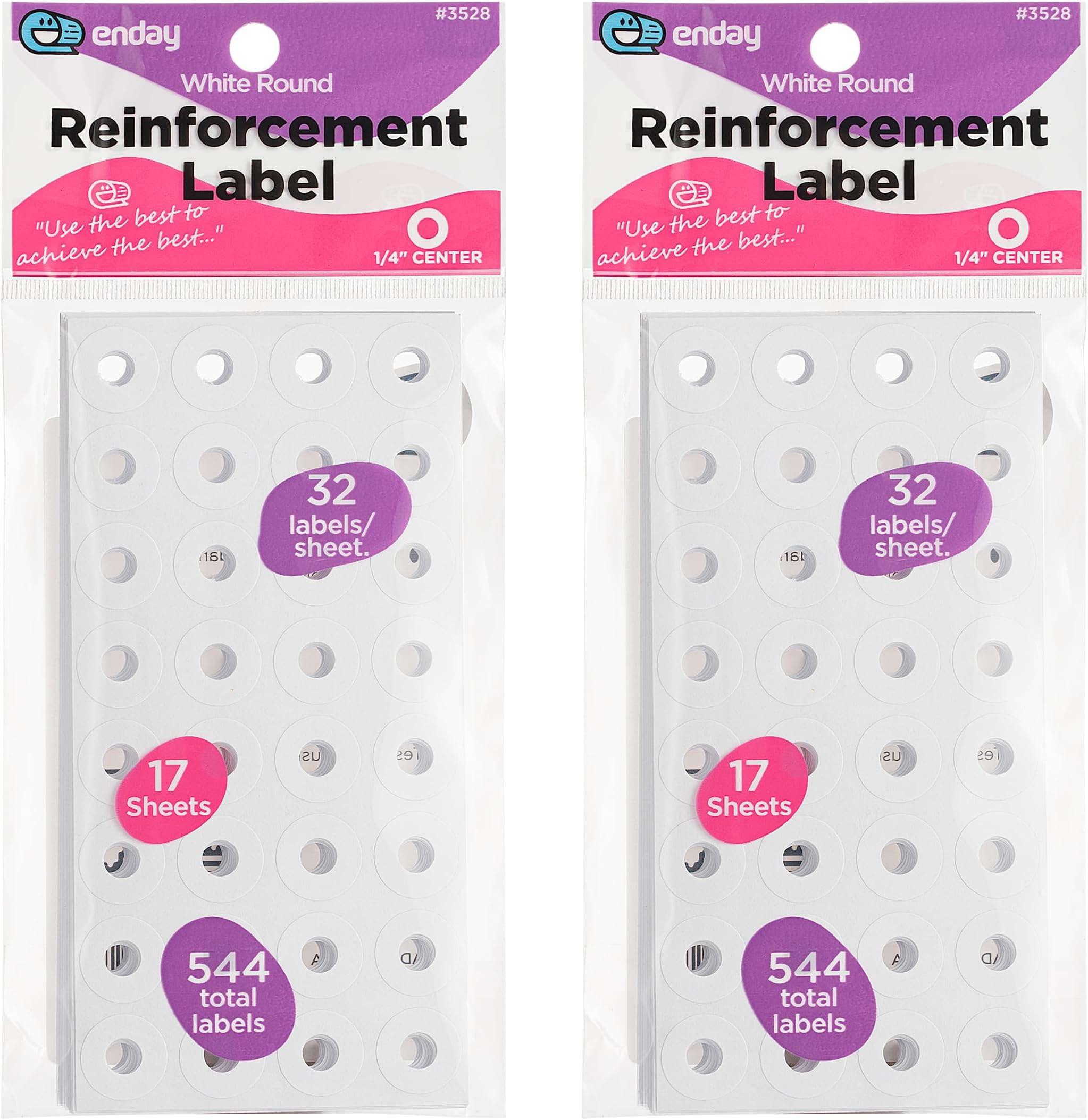 Amazon.com: Hole Reinforcement Stickers Pack of 1088 Paper Hole ...