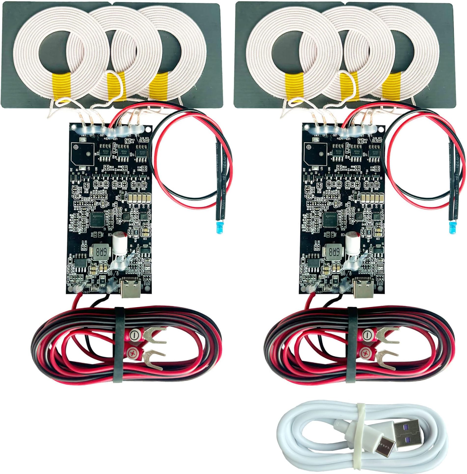 Amazon.com: SJZBIN 15W Qi Wireless Charger PCBA Circuit Board with Coil ...