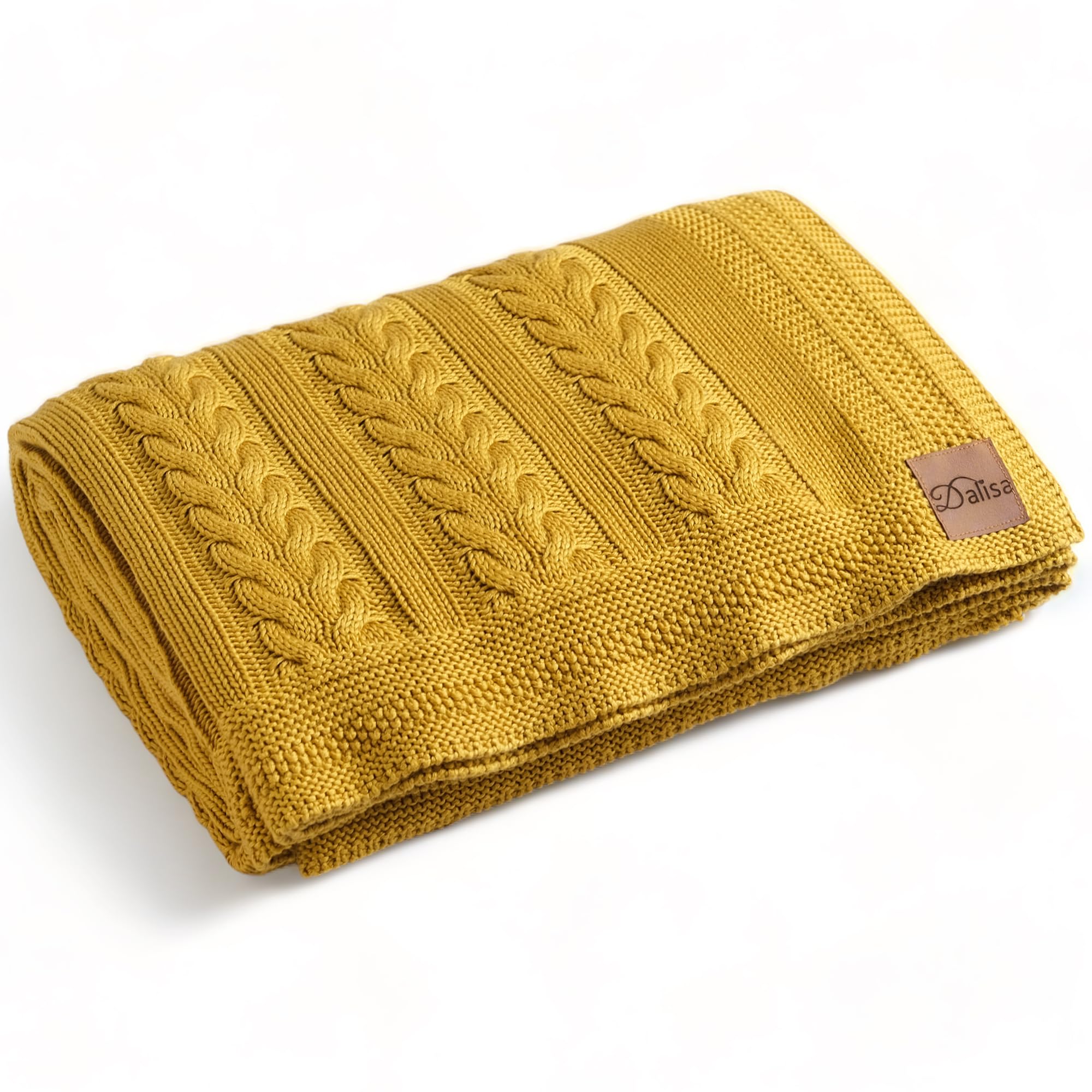 Amazon.com: Dalisa 100% Tencel™ Premium Knit Throw Blanket 50x60 Inches ...