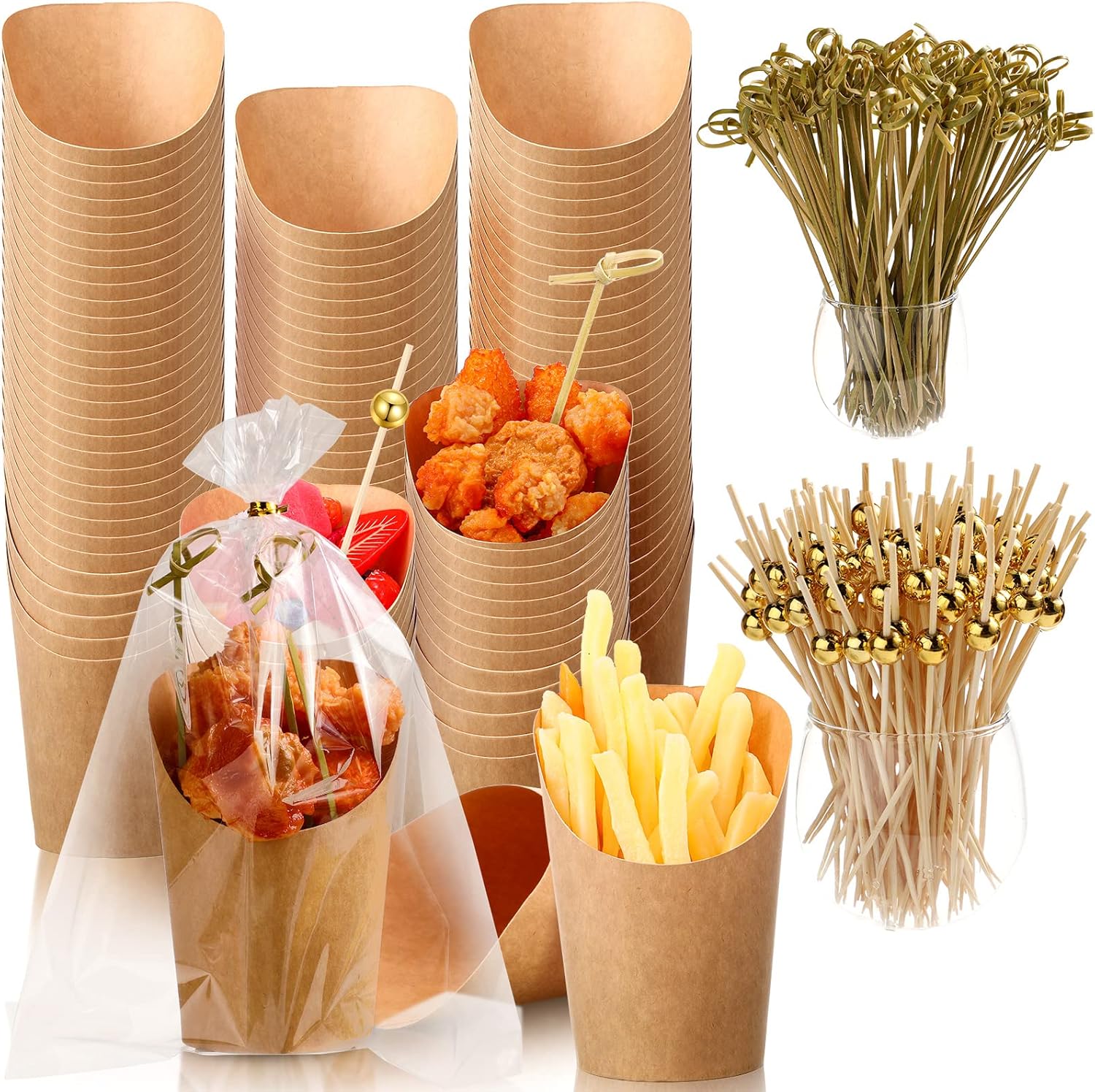 Juego de bolsas de plástico desechables para cocteles 12 onzas tazas de ...
