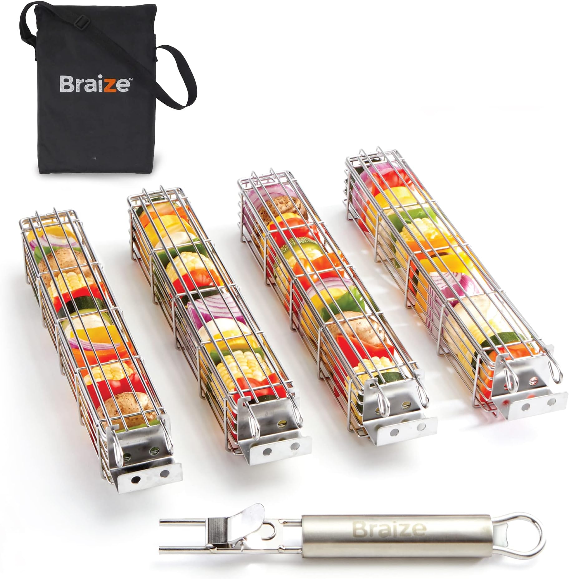 Amazon.com : Steven Raichlen Best of Barbecue SR8166 Stainless Steel ...