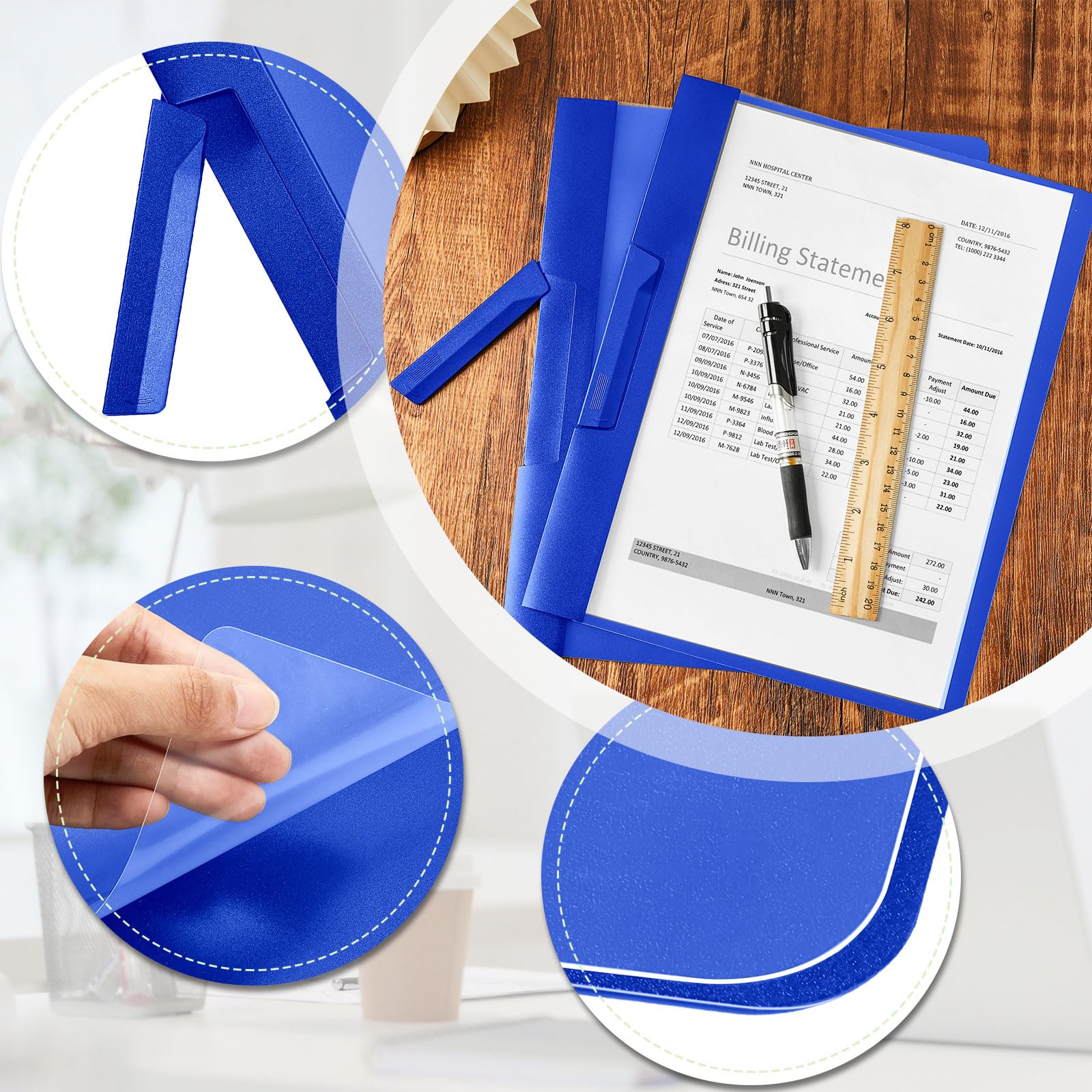 Snapklik.com : Maitys 25 Pack Clear Report Covers