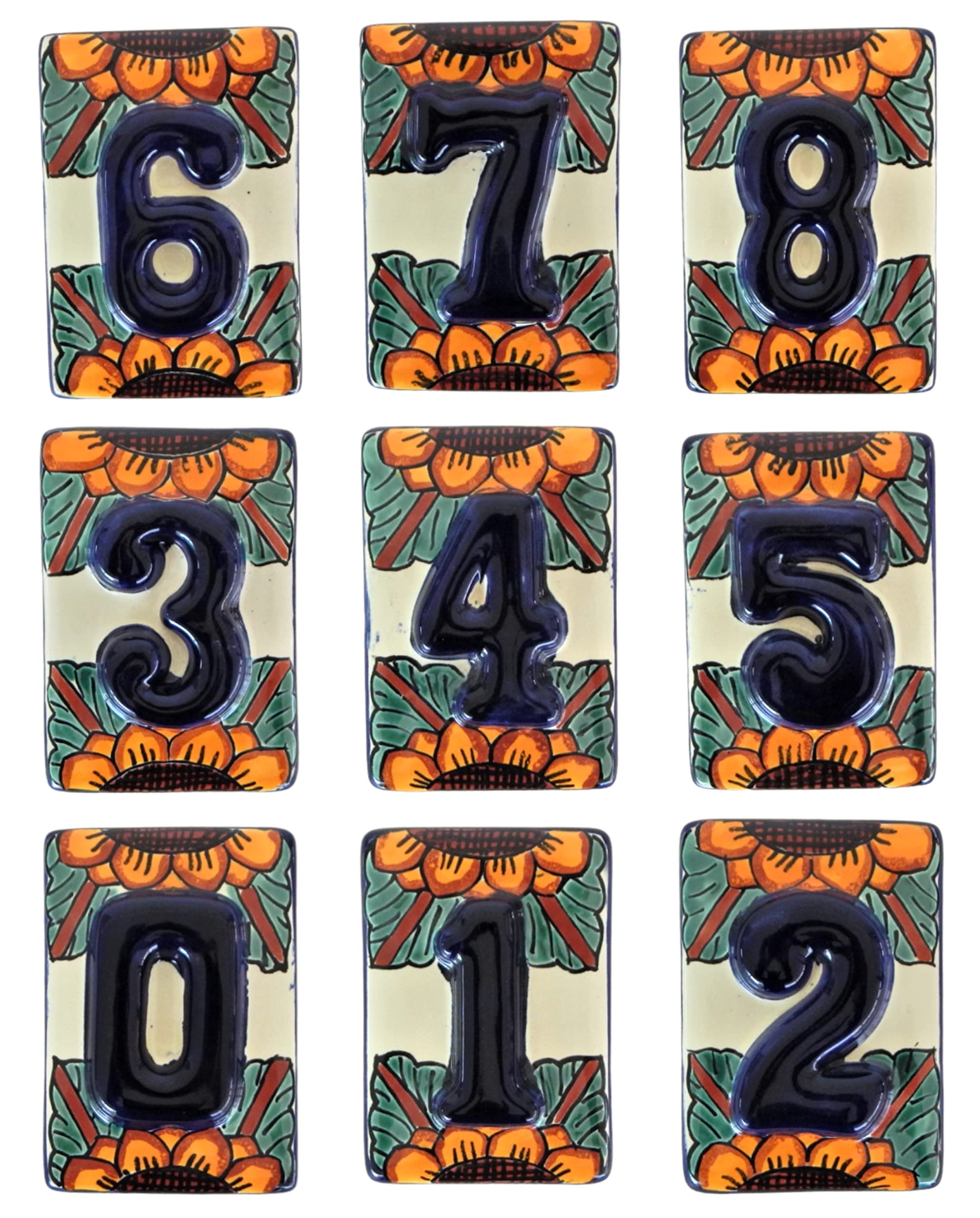 Mexican Tile Numbers