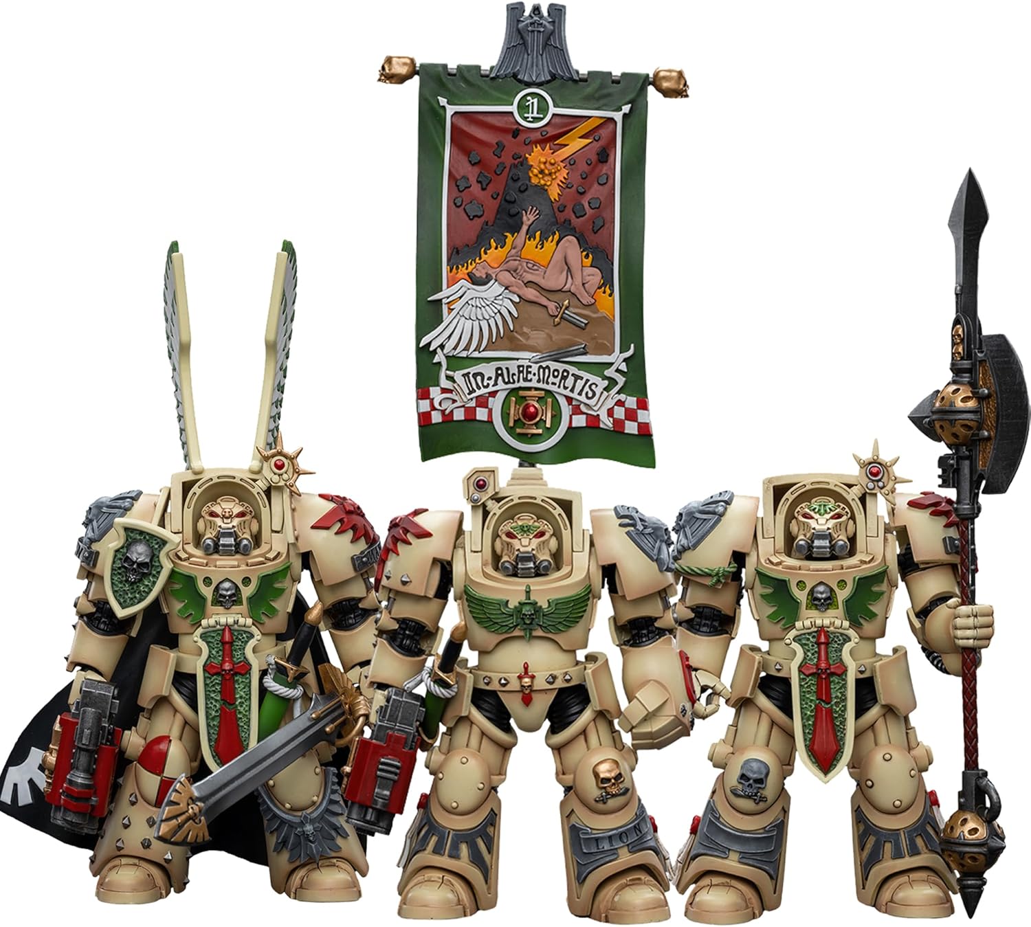 Amazon.com: JOYTOY Warhammer 40,000 1/18 Action Figure Dark Angels ...