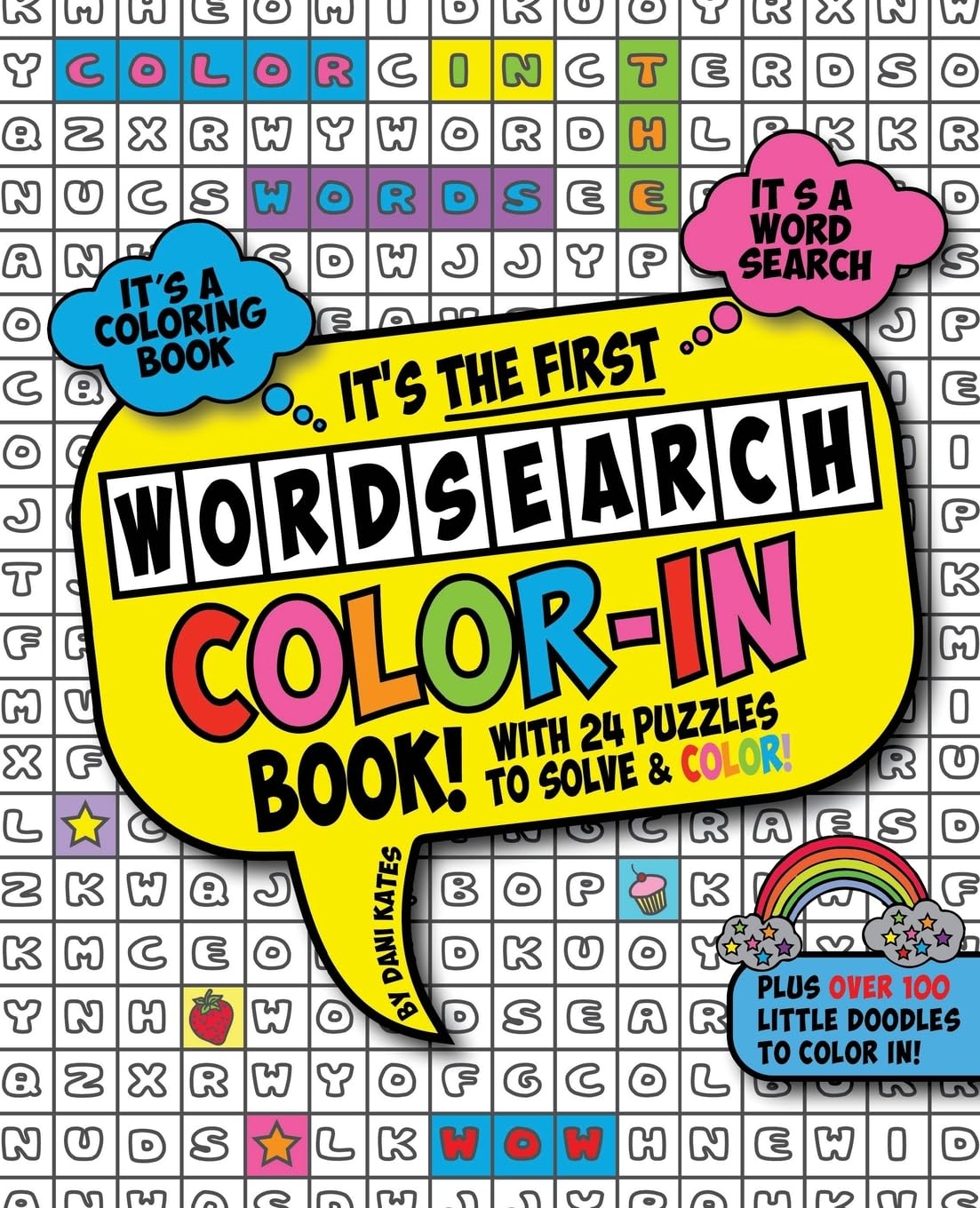 Amazon.com: The First Word Search Color-In Book: A WordSearch Coloring ...
