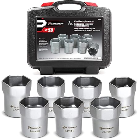 OEMTOOLS 37385 7 Piece Wheel Bearing Locknut Set, | Ubuy Philippines