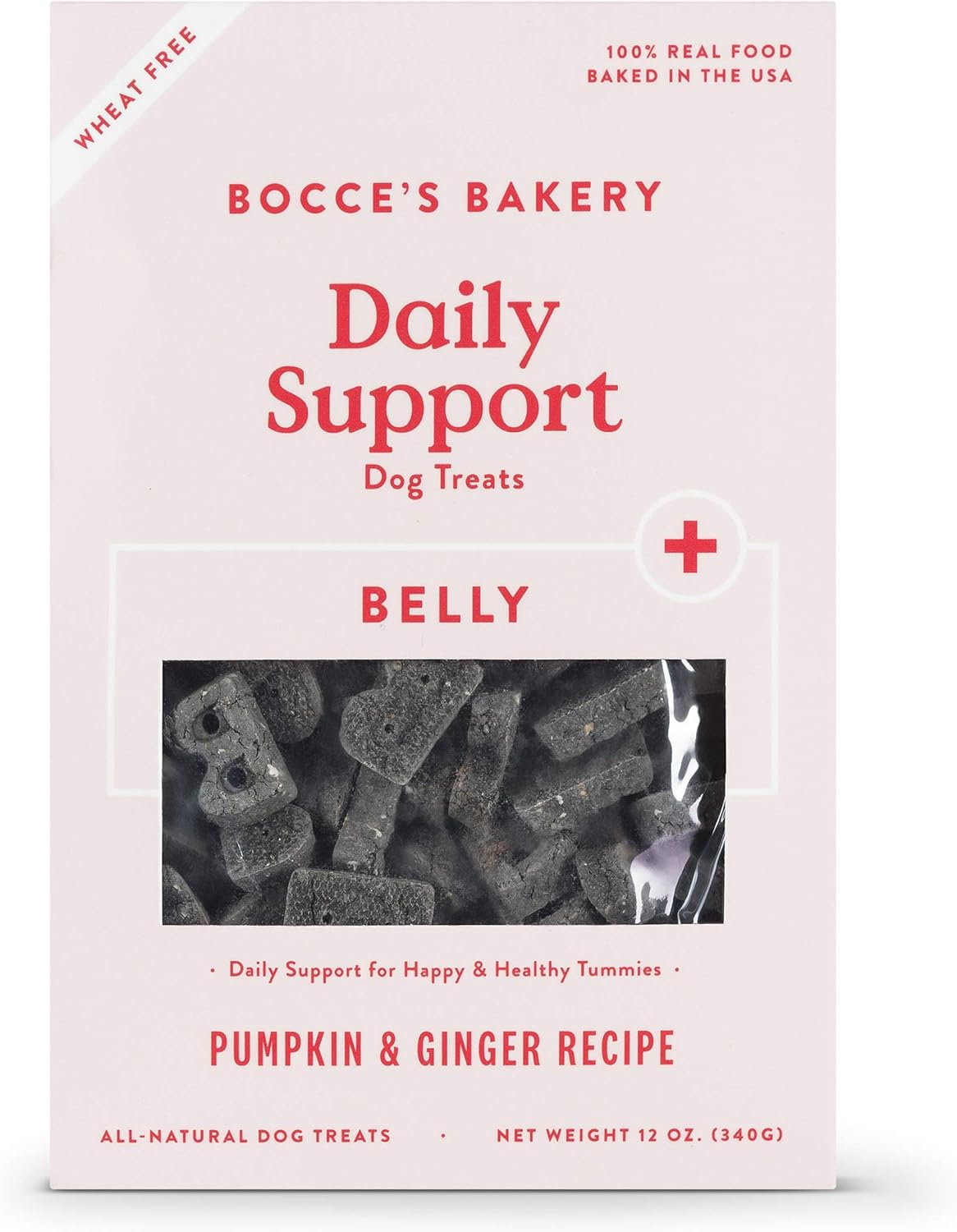 Amazon.com : Bocce's Bakery Belly Daily Support Treats for Dogs, Wheat ...