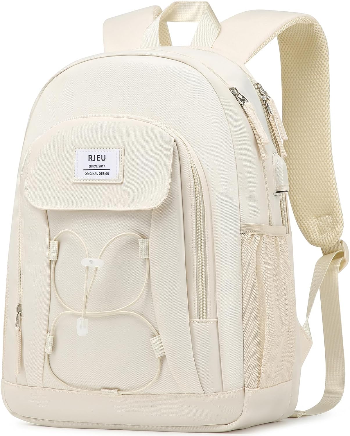 Amazon.com: RJEU Backpack for Teen Girls,15.6in Travel Laptop Backpack ...