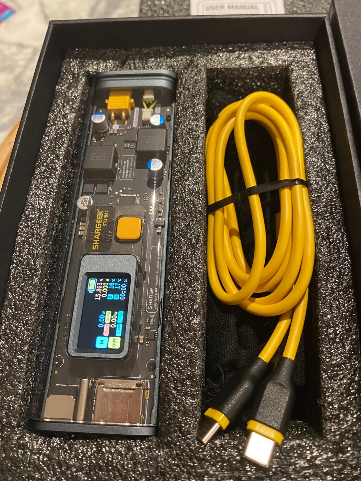 SHARGE Power Bank by Shargeek, Storm 2 Portable Charger 100W 25600mAh ...