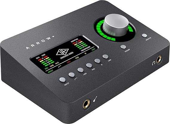 Amazon.com: Universal Audio Arrow Thunderbolt 3 Audio Interface,Gray ...