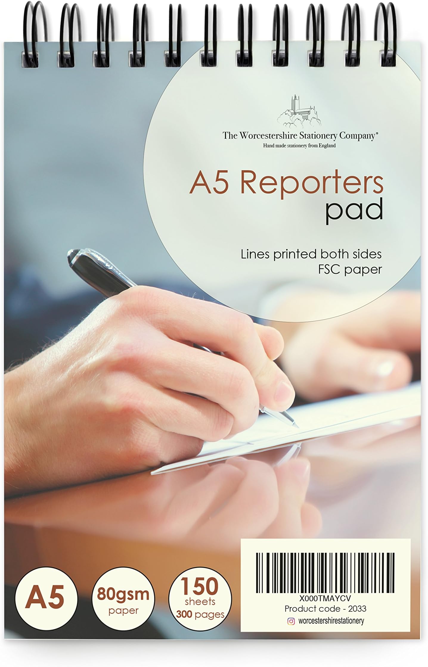 Cambridge Ruled and Perforated Reporters Notebook (Pack of 10) : Amazon ...