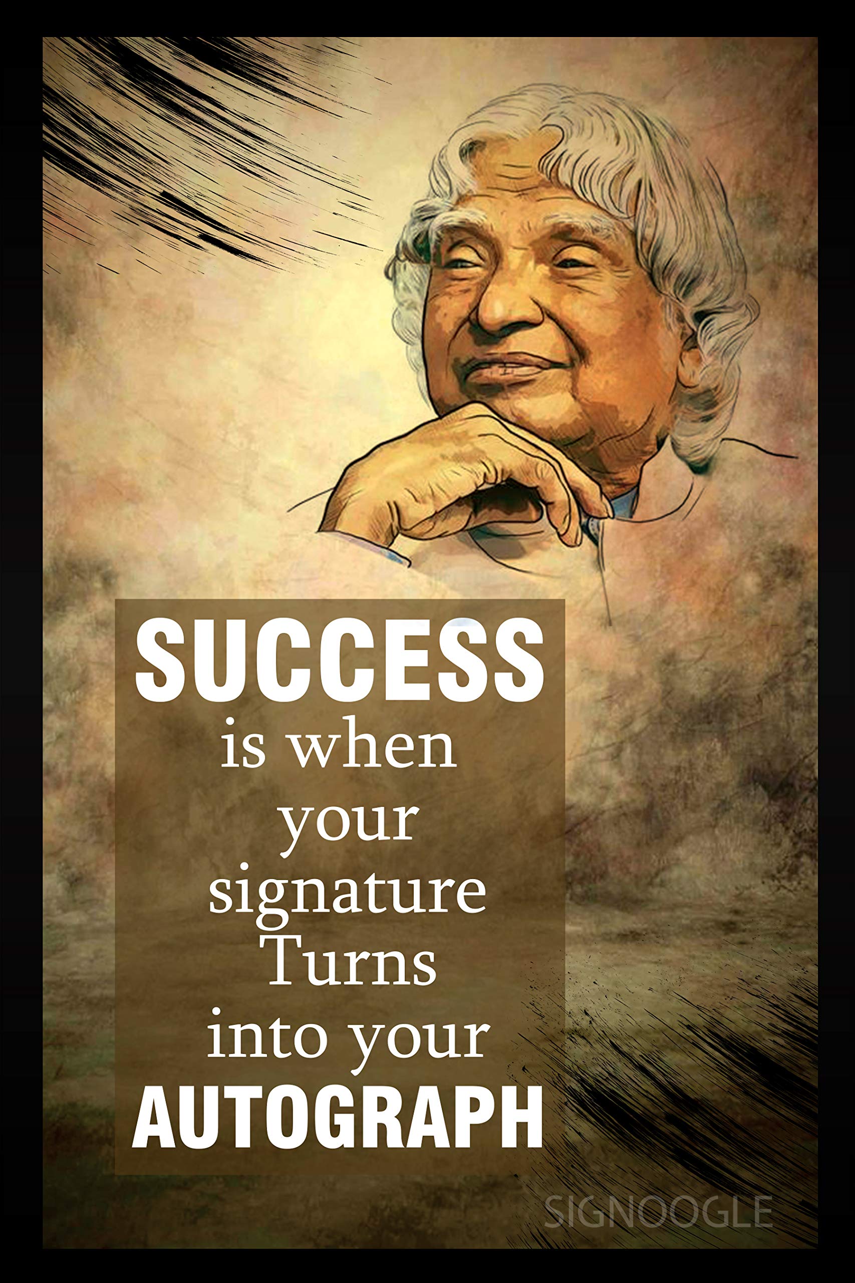 Abdul Kalam Signature Quotes APJ ABDUL KALAM Paper Print Quotes