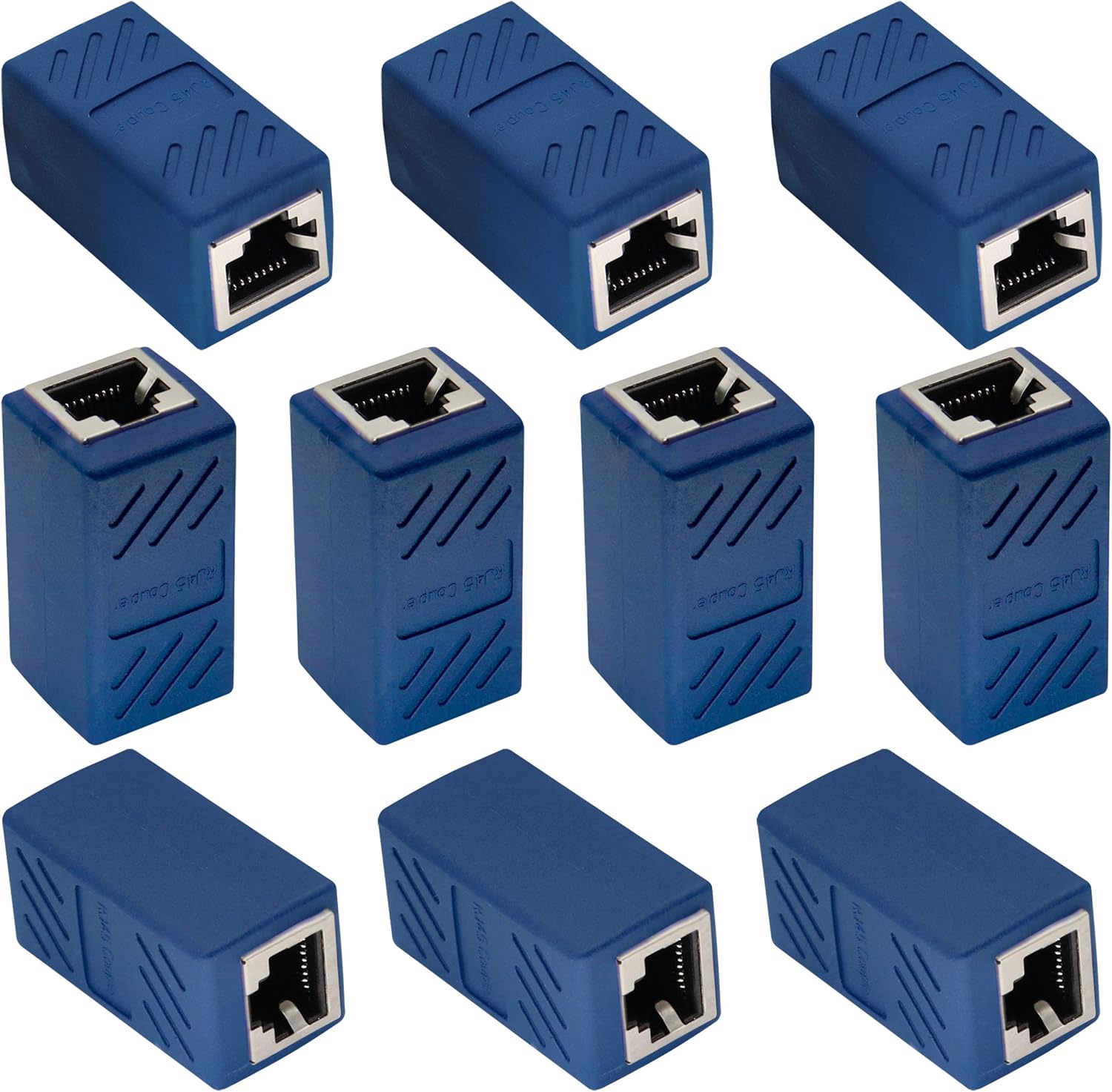 AAOTOKK RJ45 Cat6 Adapter Ethernet Cable Extender Cat6 Female to Female ...