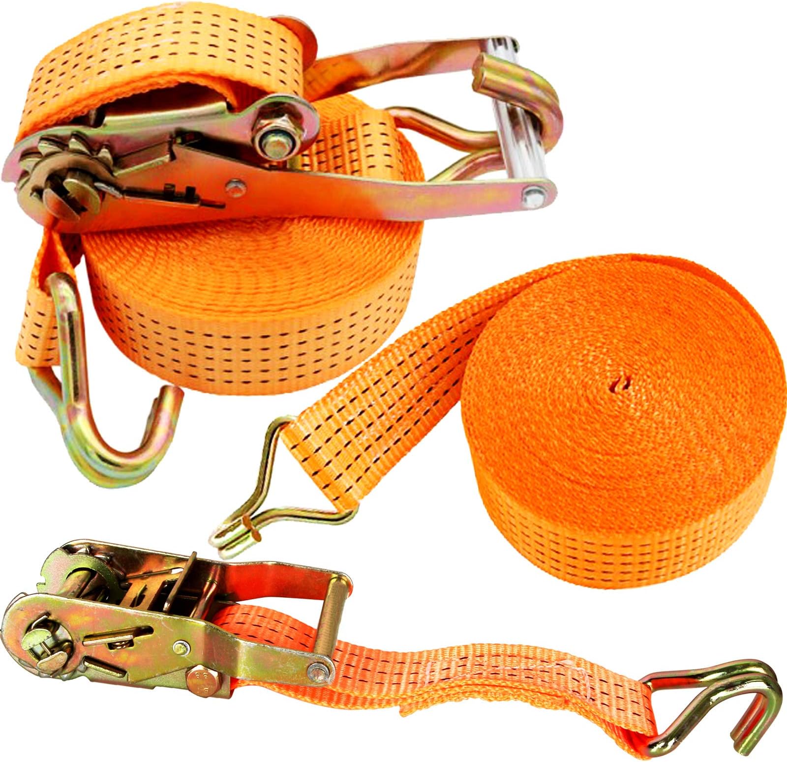 Amazon.com: Secure Tite 1-1/2” x 20’ Ratchet Cargo Straps, 2-Pack ...