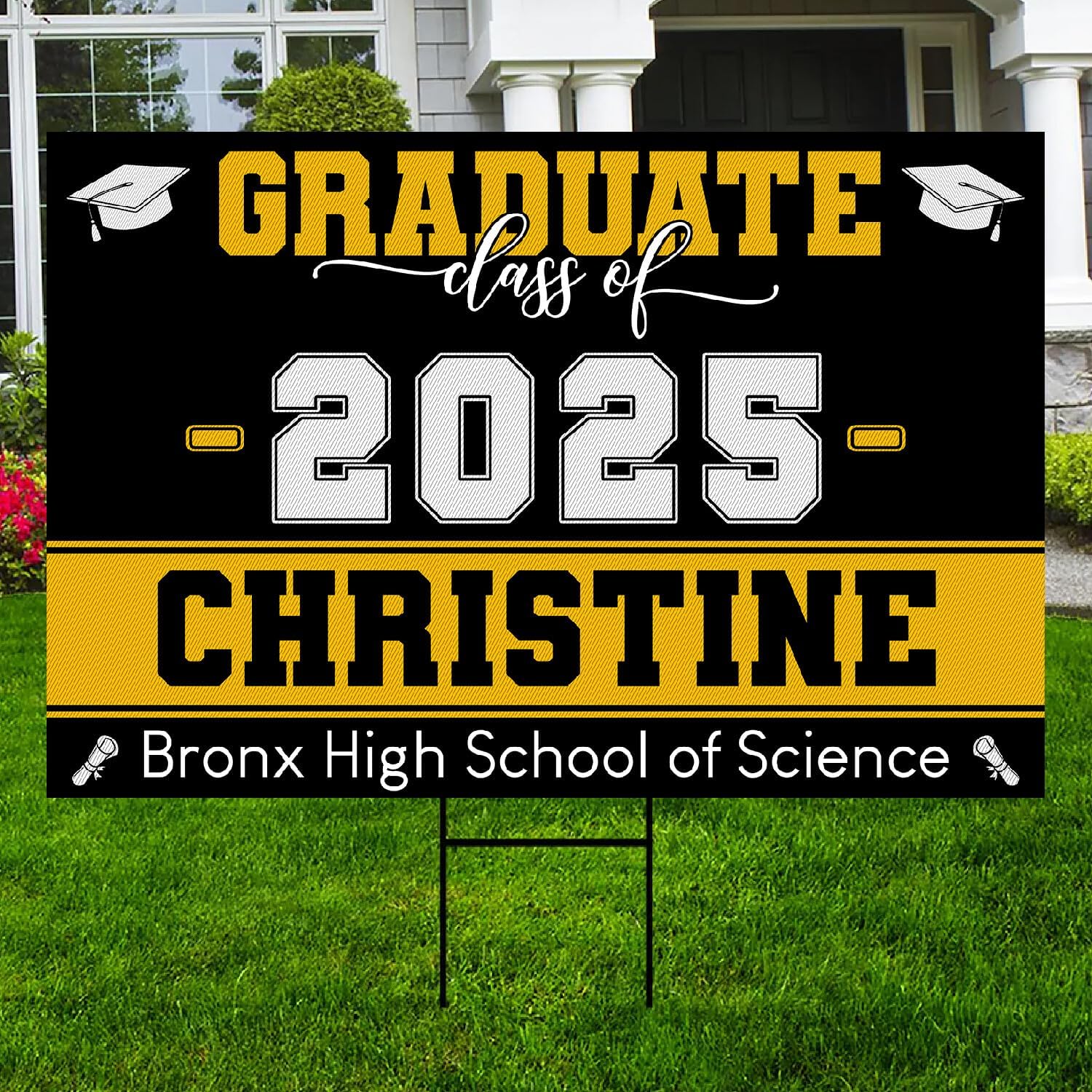 Amazon.com : Graduation Decorations 2025 Yard Sign, Class of 2025 ...