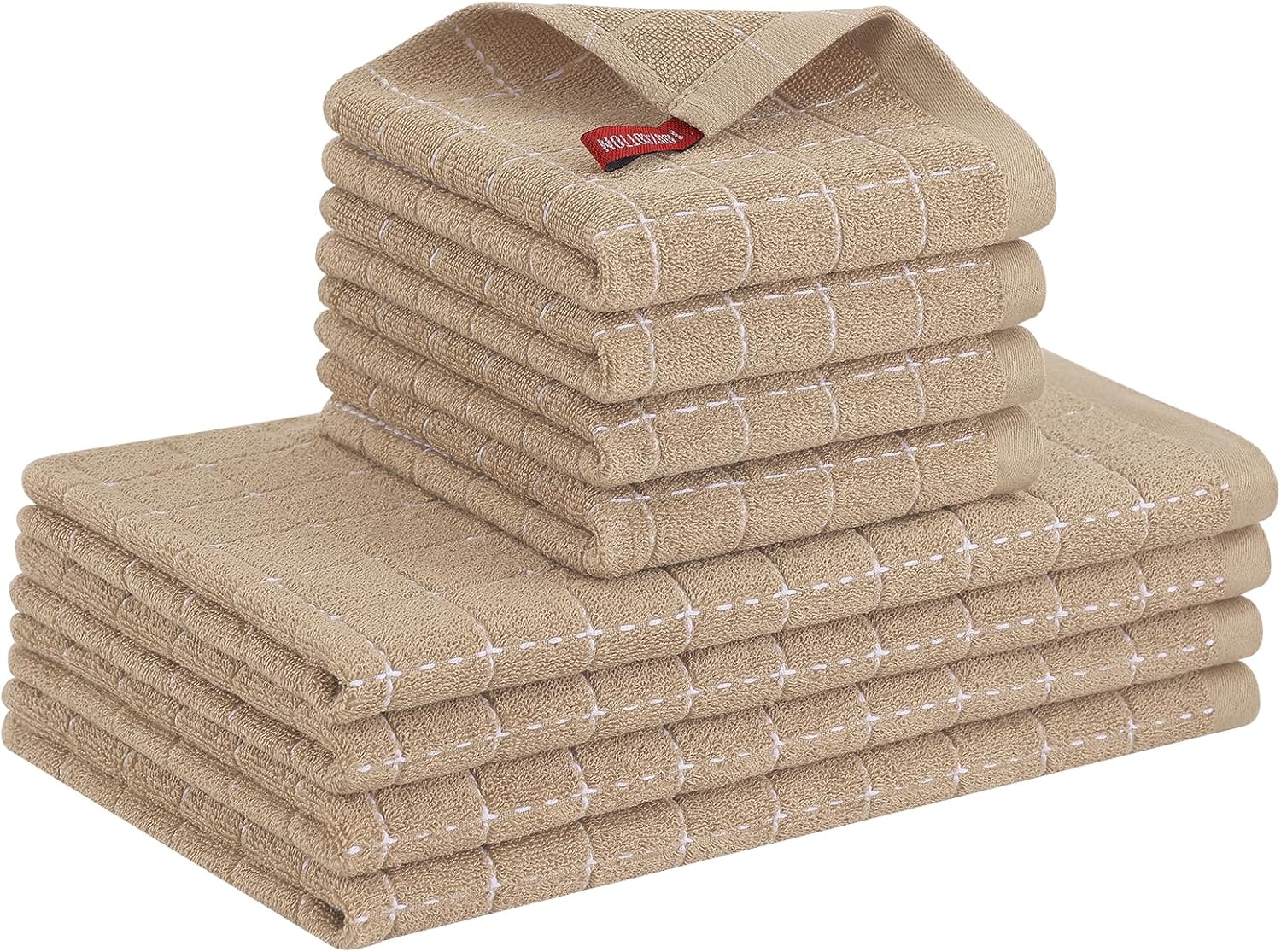 Amazon.com: Mordimy 100% Cotton Terrycloth Kitchen Towels and ...