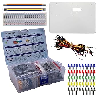 Electronic Component Kit, Basic Starter Kit for Arduino, Breadboard ...