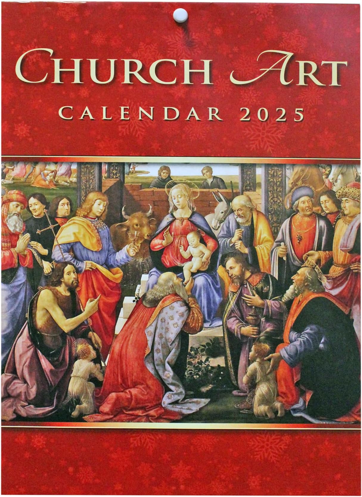 2025 Calendar Religious Church Wall Art Calendar with Bible Verses and ...
