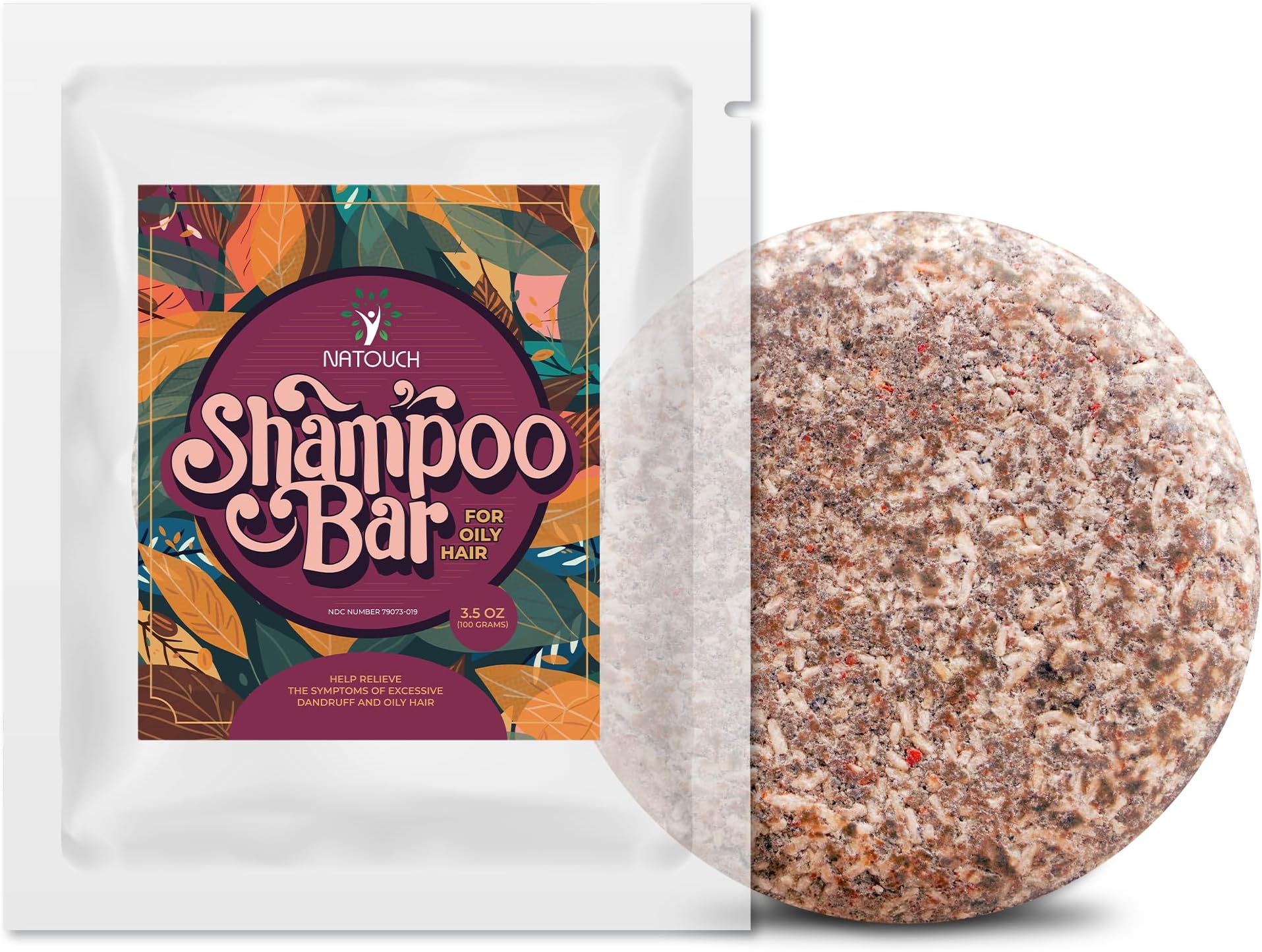 Amazon.com : Natouch Natural Shampoo Bar for Oil Hair, Solid Dandruff ...