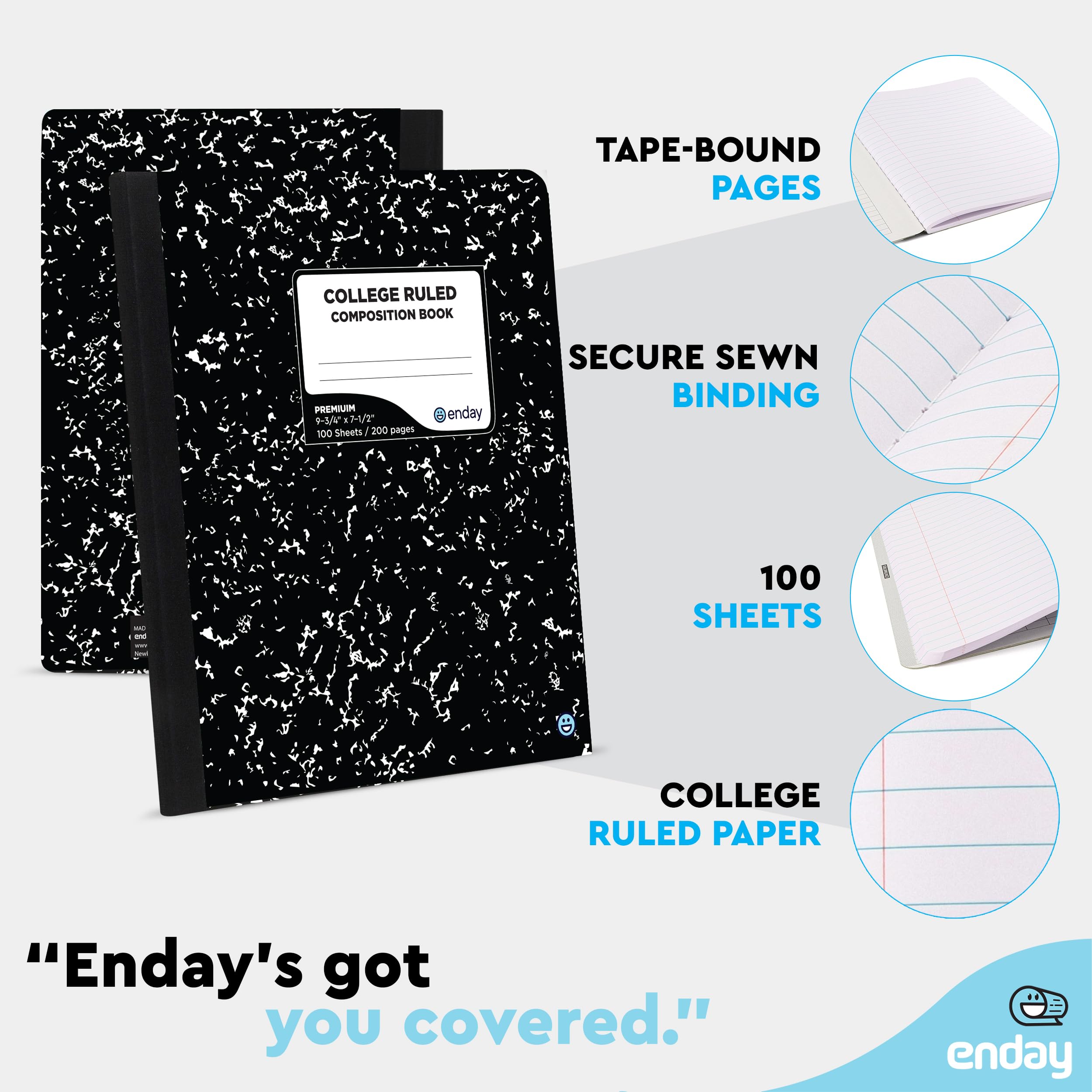 Snapklik.com : Emraw Composition Notebook College Ruled