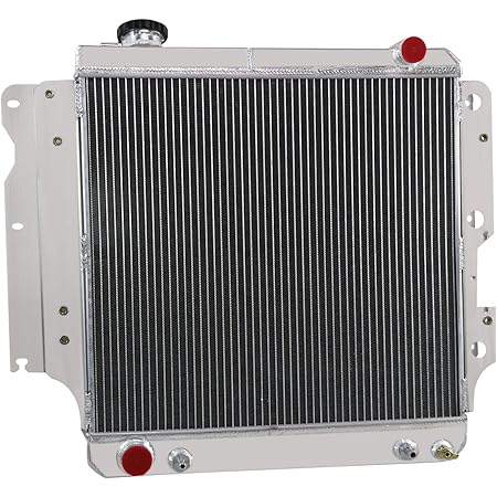 Amazon.com: OzCoolingParts 87-06 Jeep Wrangler Radiator, Upgrade 4 Row ...