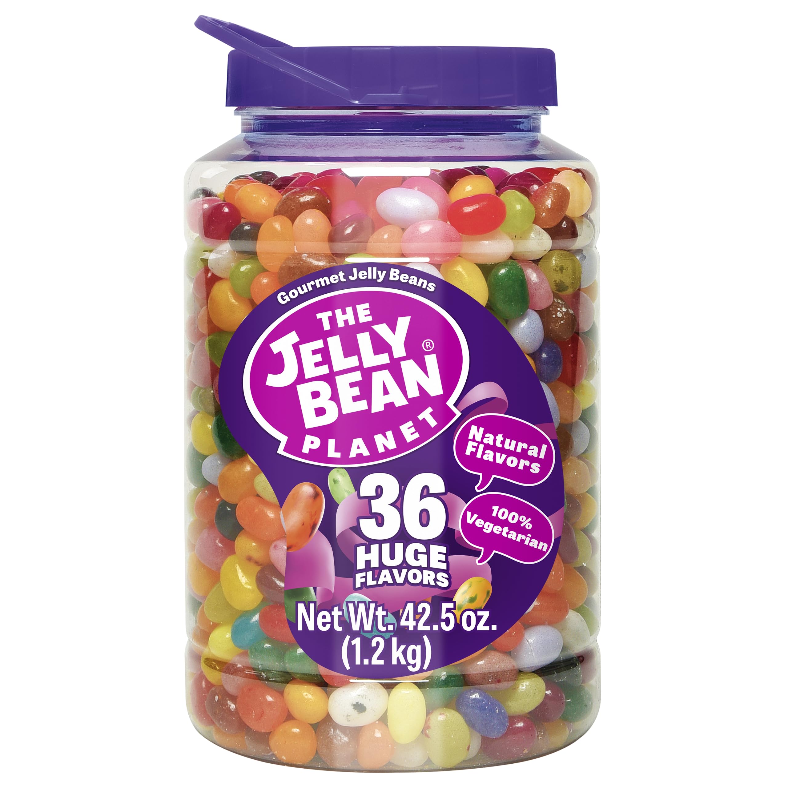 Pink Jelly Beans In A Jar