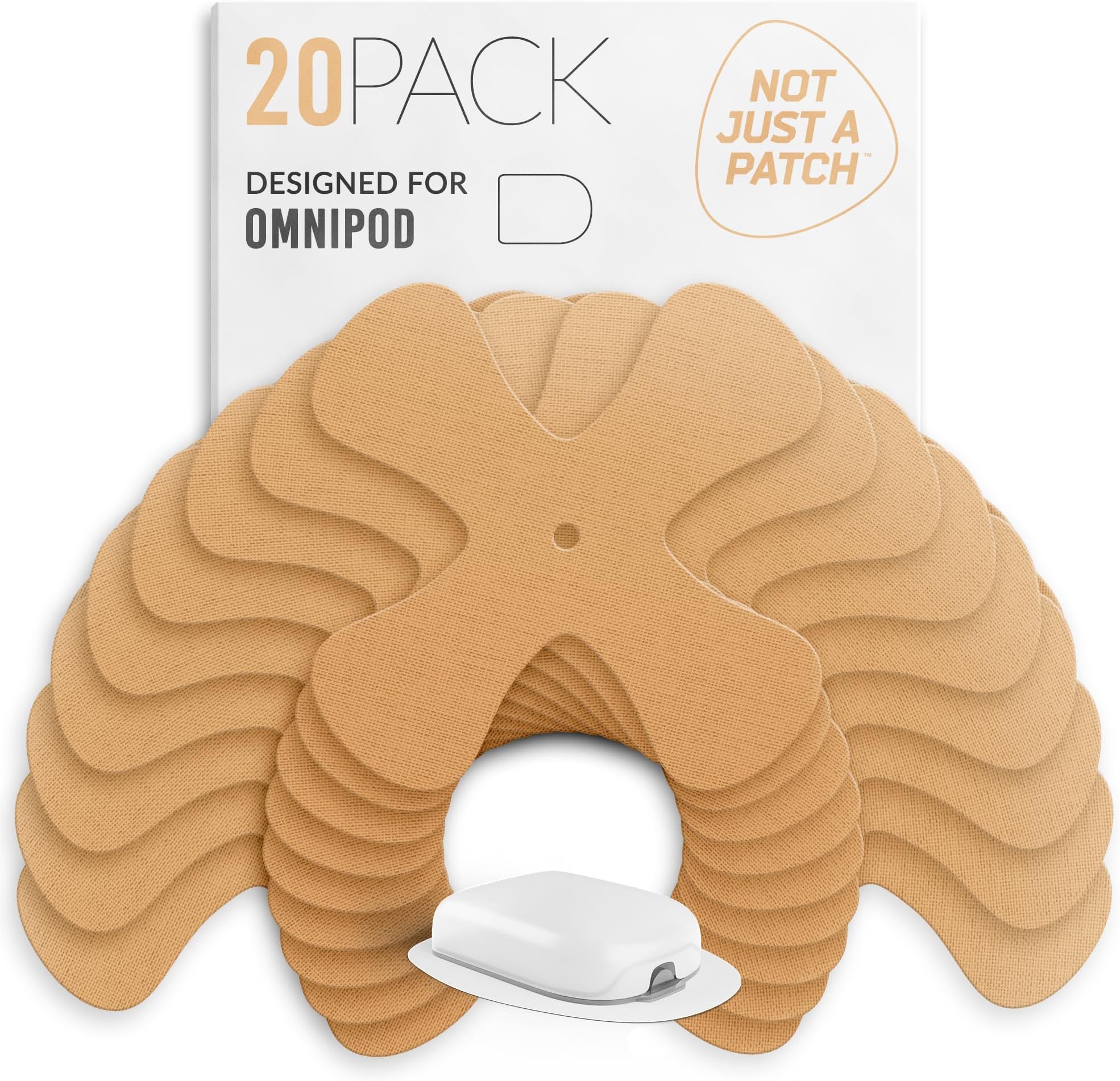 Amazon.com: Not Just A Patch Omnipod 5 Adhesive Patches (20 Pack) - Durable for Active Lifestyle ...