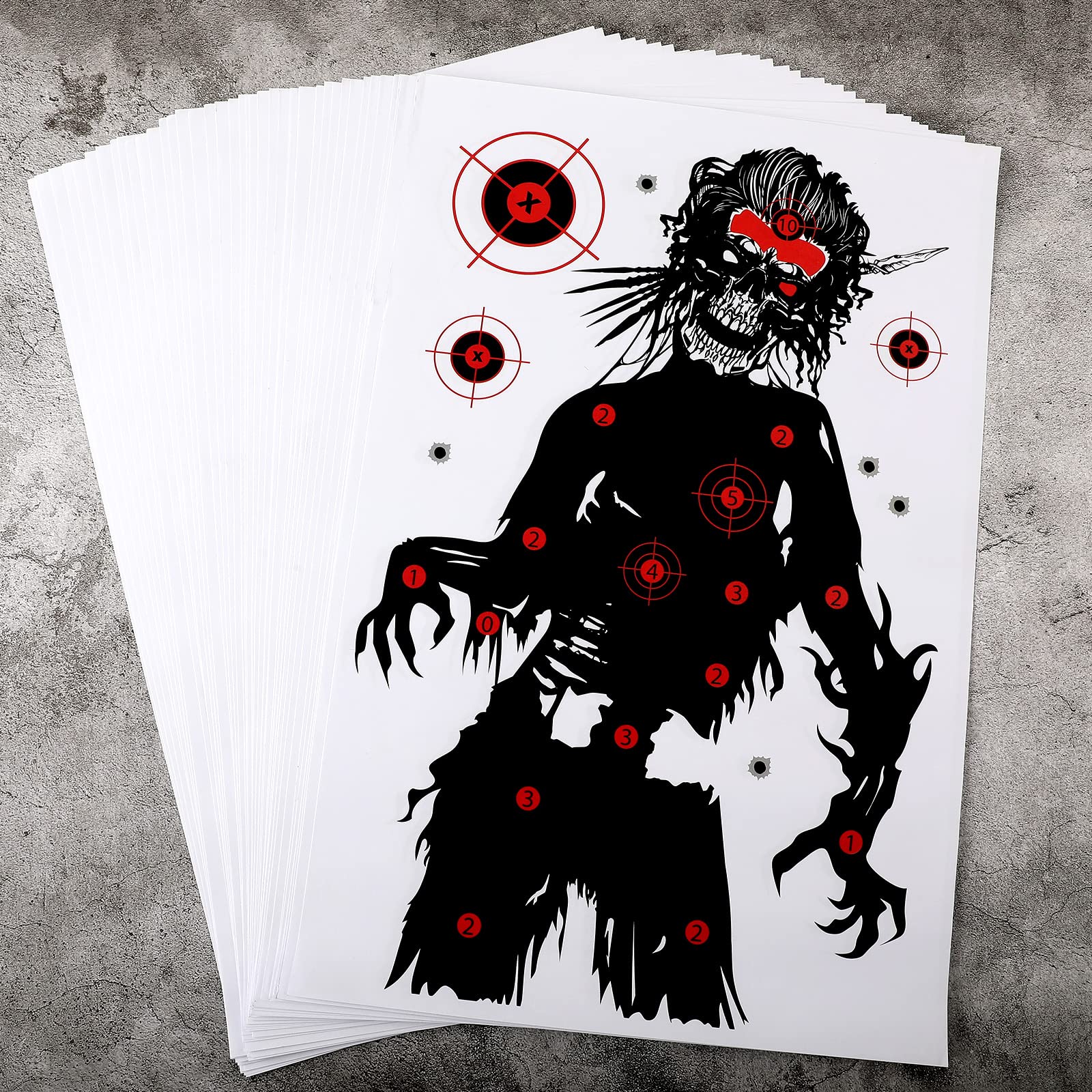 Snapklik.com : 50 Pcs Zombie Shooting Targets For The Range 12 X 18 ...