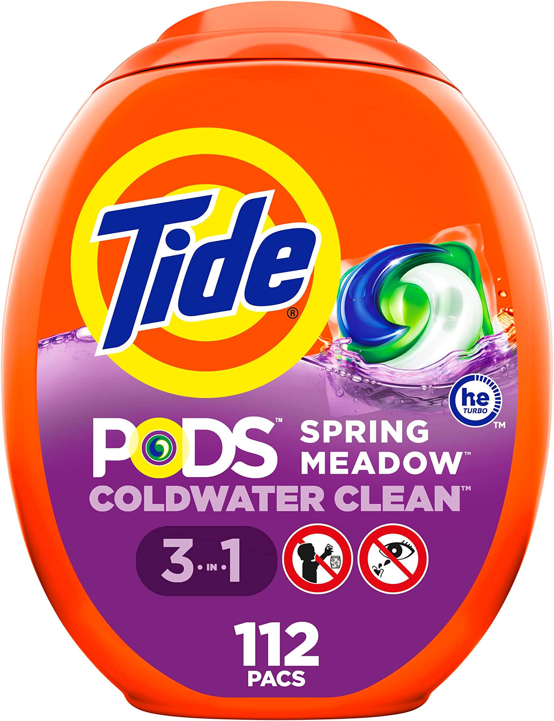 Amazon.com: Tide PODS Laundry Detergent Soap Pods, Spring Meadow, 81 ...
