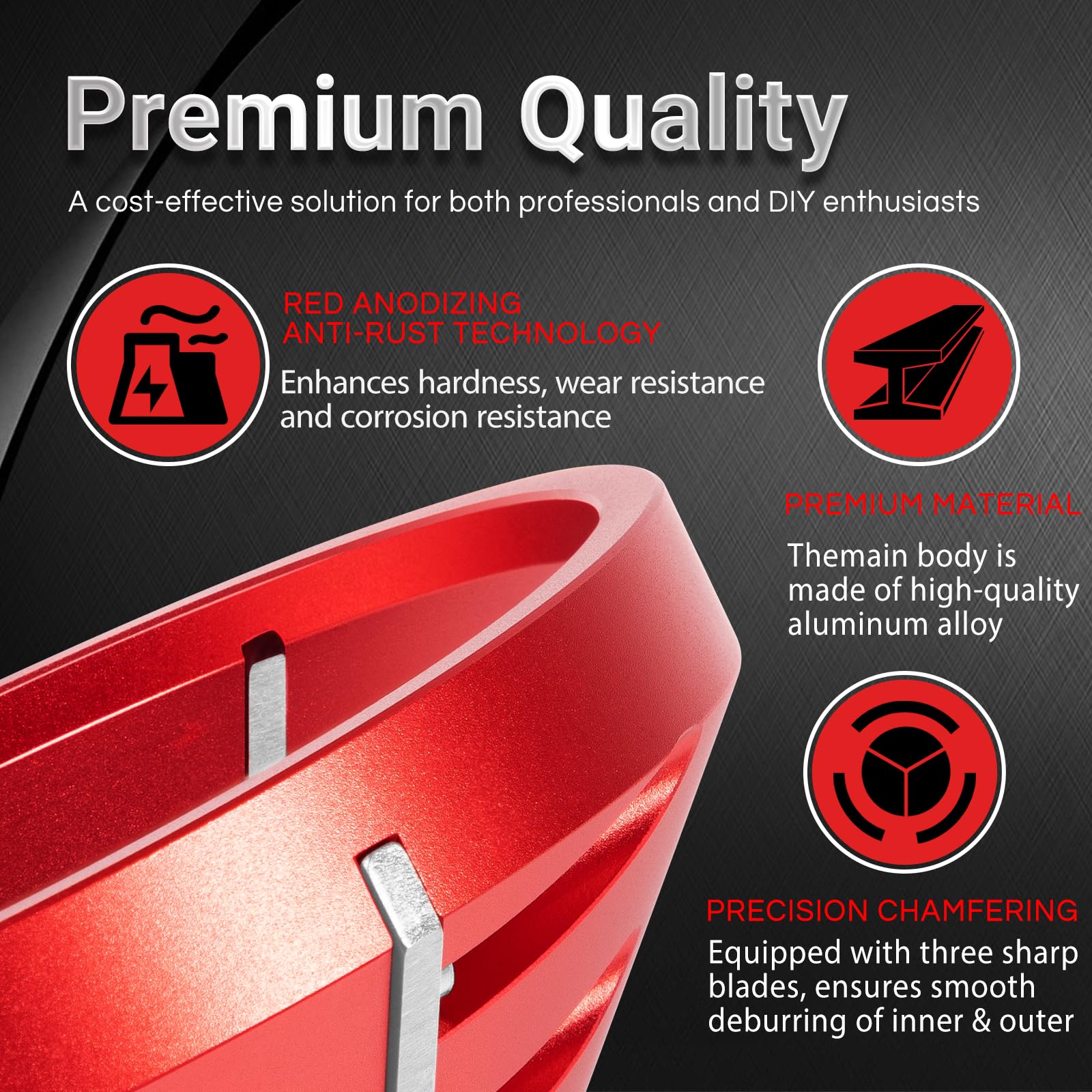 Snapklik.com : 2 In 1 PVC Deburring Tool, Inner-Outer PVC Chamfer Tool ...