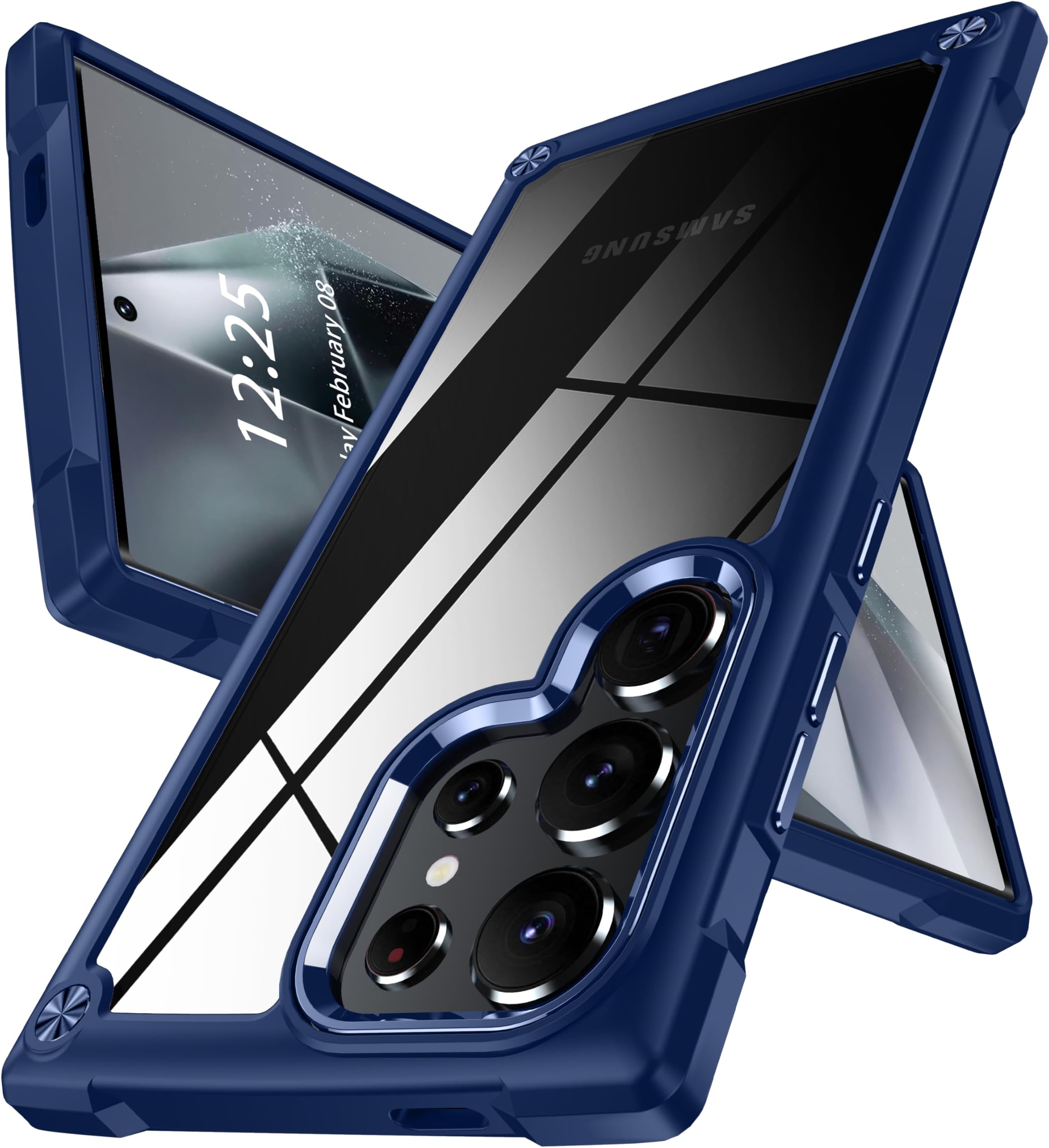 Amazon.com: Oterkin for Samsung Galaxy S24 Ultra Case Clear, [20X Anti-Yellowing] S24 Ultra Case ...