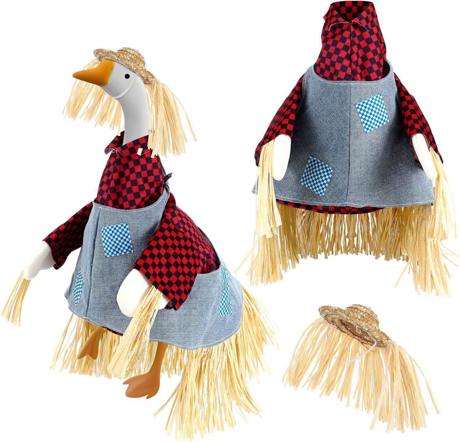 Amazon.com : Yeyeplum Scarecrow Porch Goose Outfits Cute Goose Costume ...