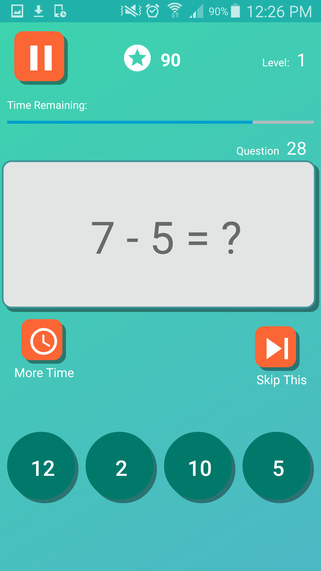 Math Tap - Brain Teasers & Math Quiz - App on Amazon Appstore