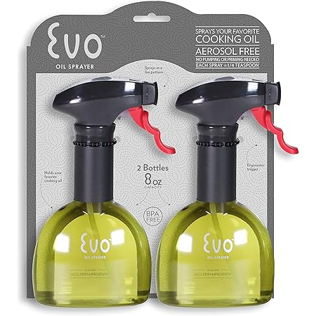 Evo Oil Sprayer Green, 8 Ounce, (Set of 2) + Free Shipping