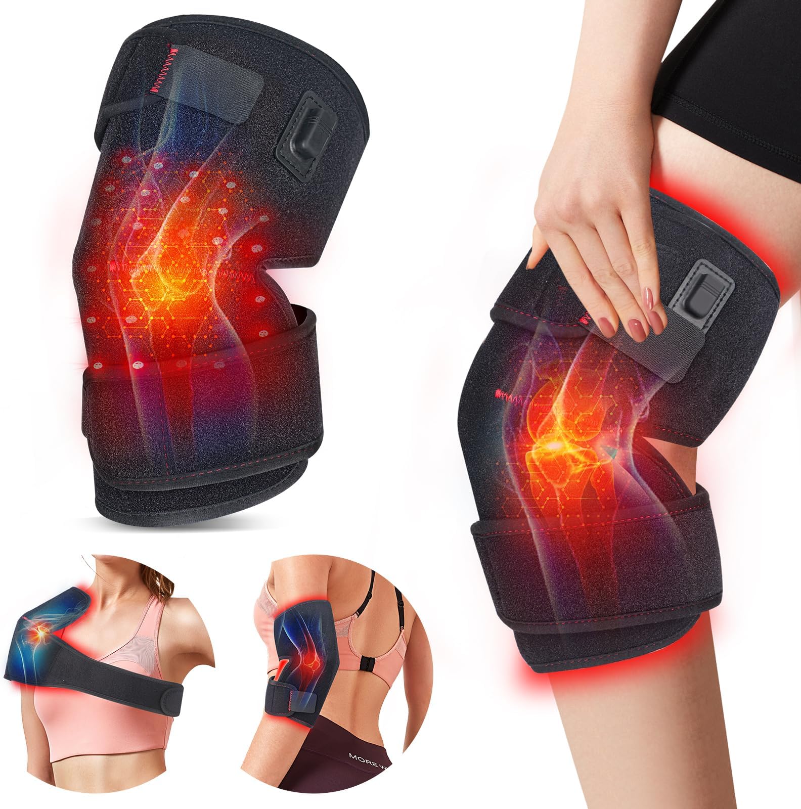 Amazon.com: Red Light Therapy for Knee,yasinaner Infrared Light Therapy ...